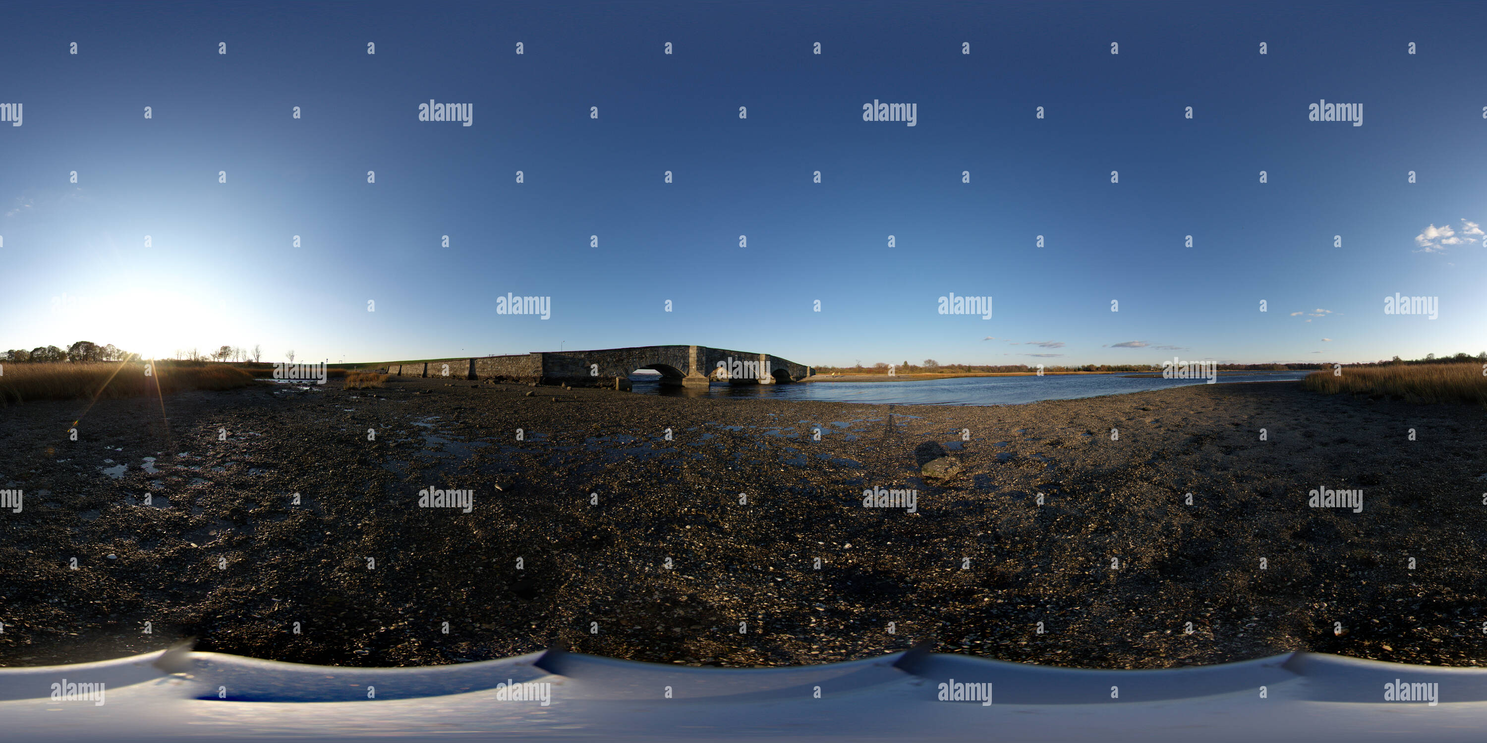 360° view of Colt State Park Estuary Bristol RI - Alamy