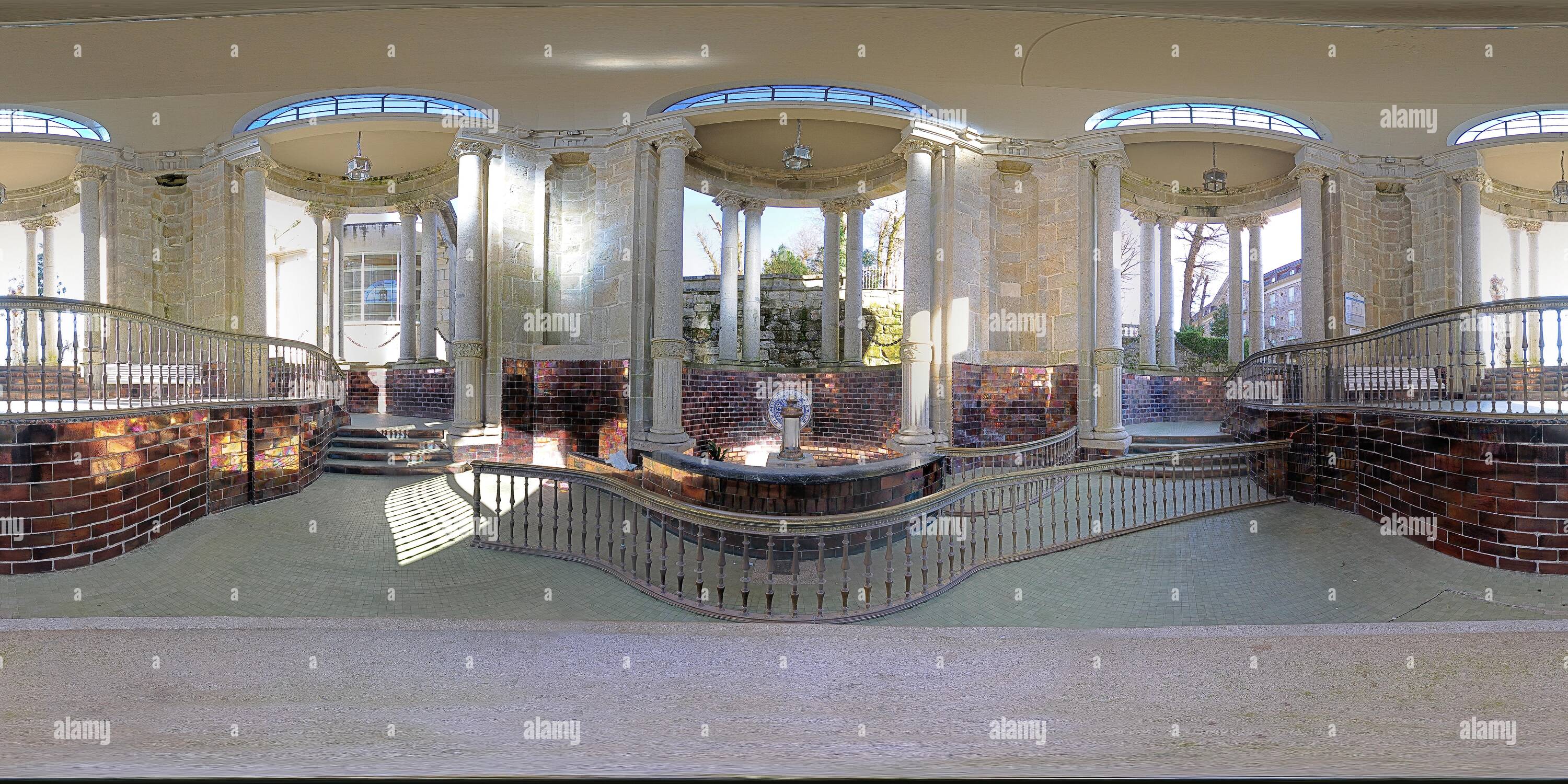 360° view of Mondariz Wellness - Source Gandara - 1873 - Alamy