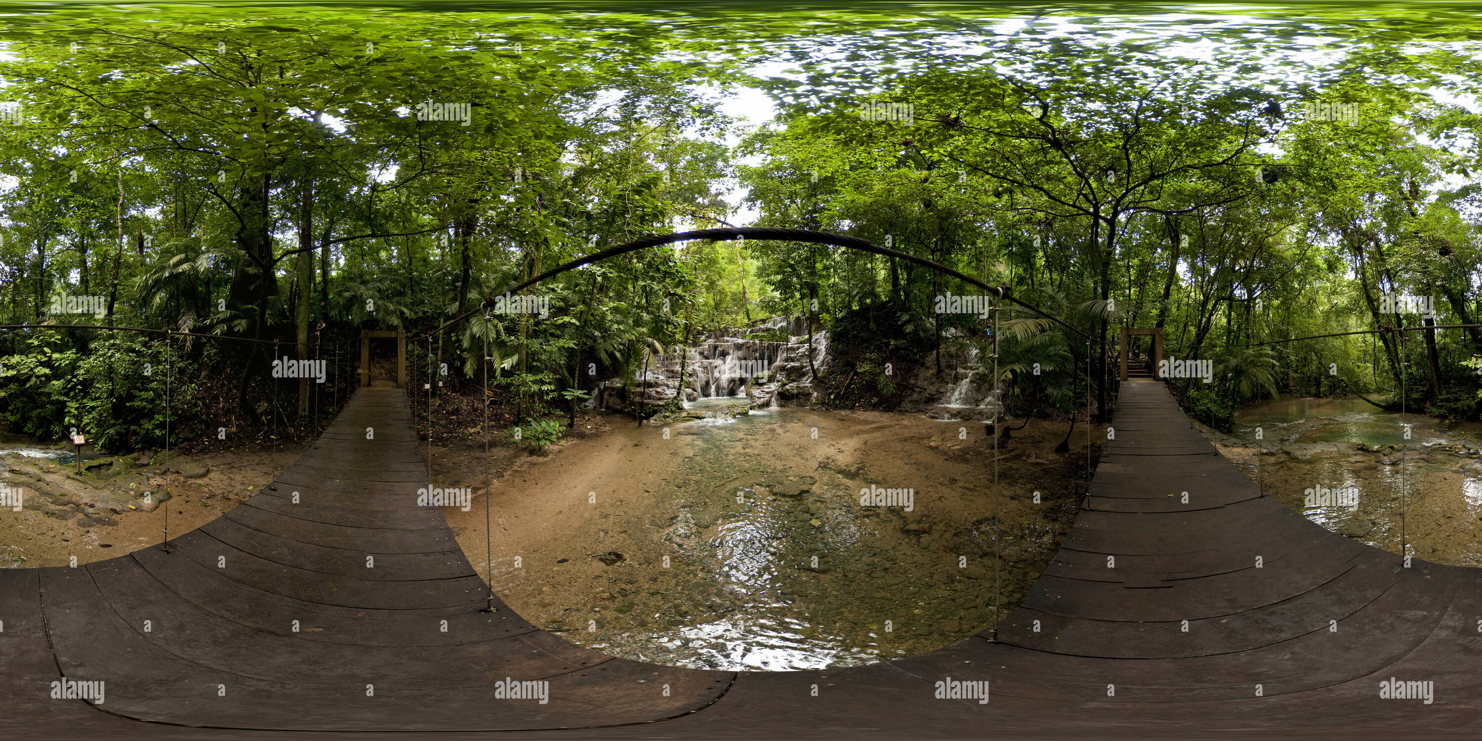 360° view of Bridge at Palenque - Alamy