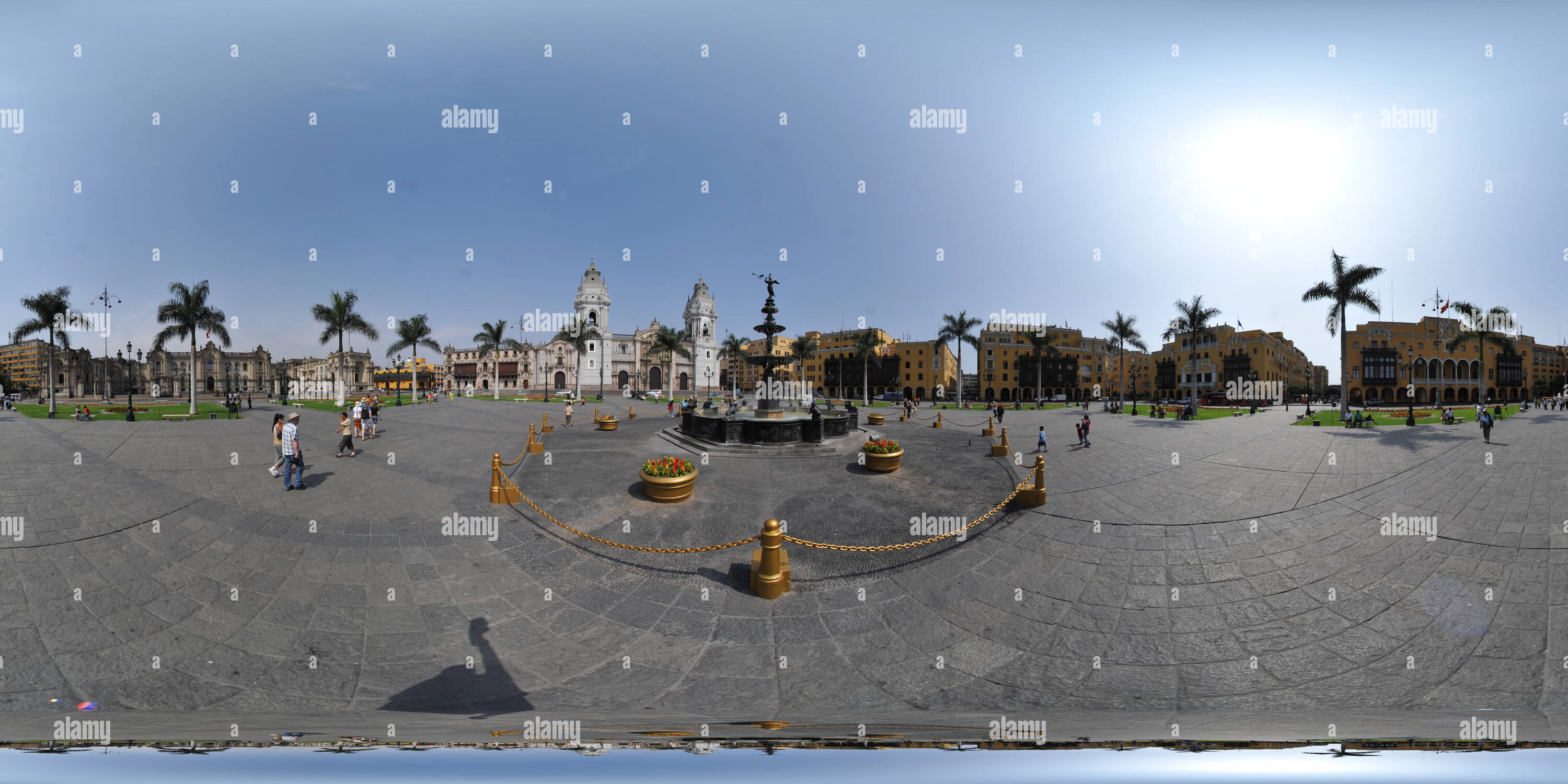 360° view of Plaza De Armas, Lima, Peru - Alamy