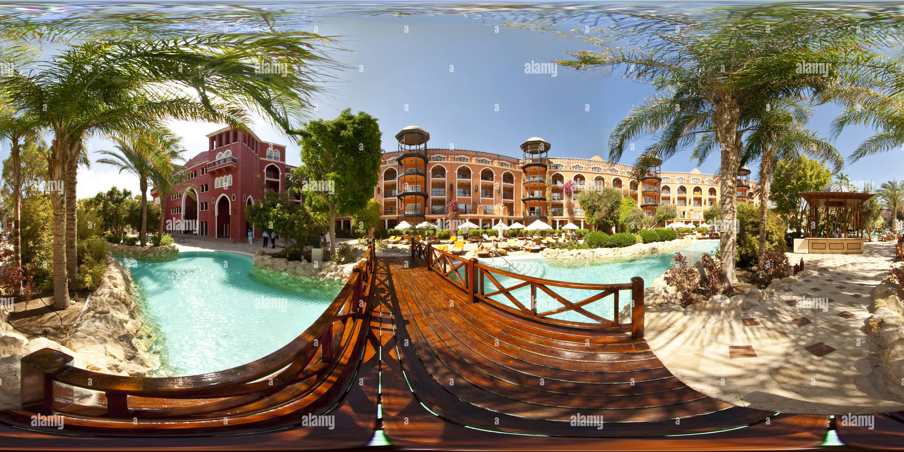 360° view of Bridge Grand Resort - Alamy
