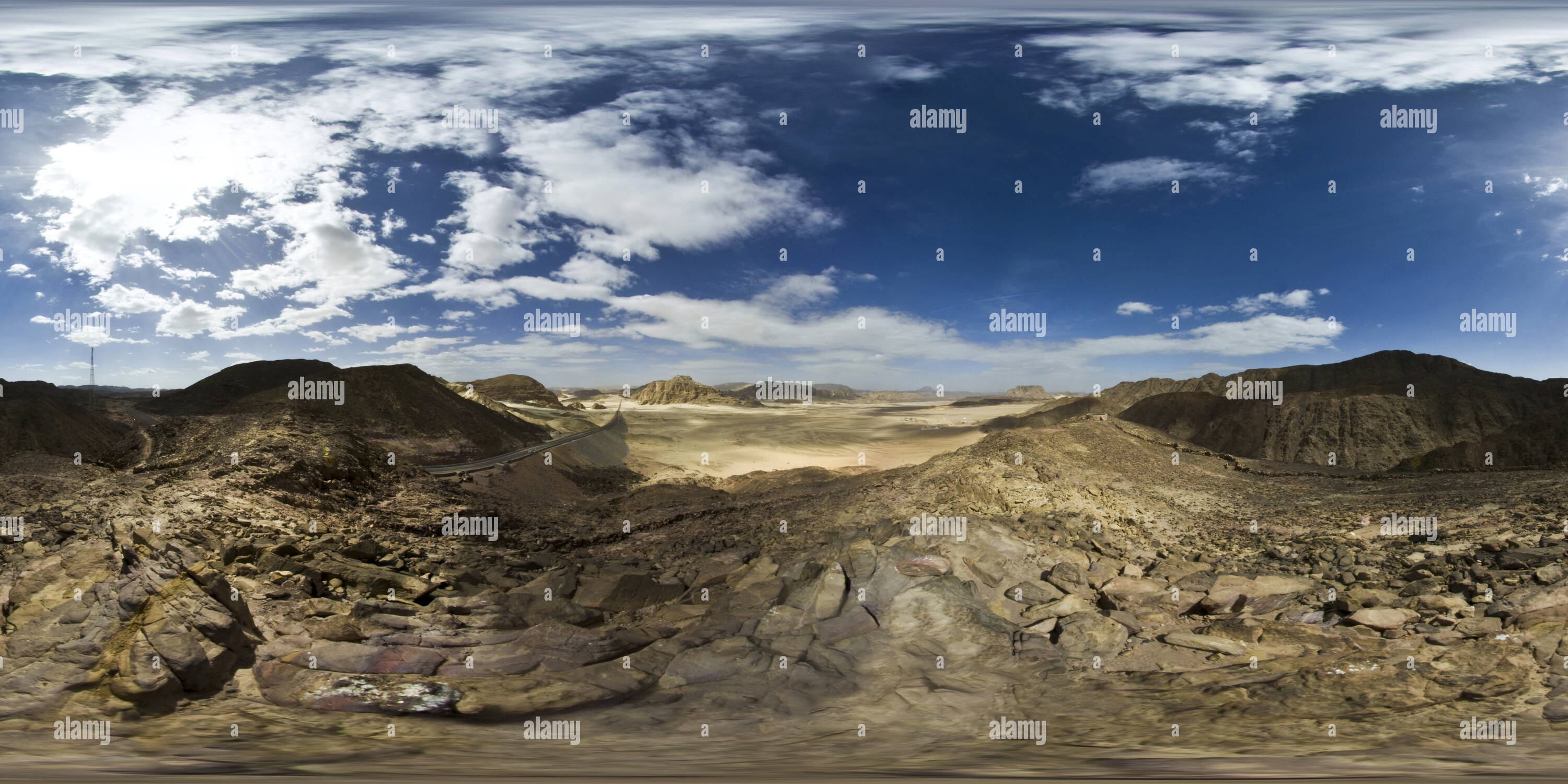 360° view of The Sinai Desert, Egypt - Alamy