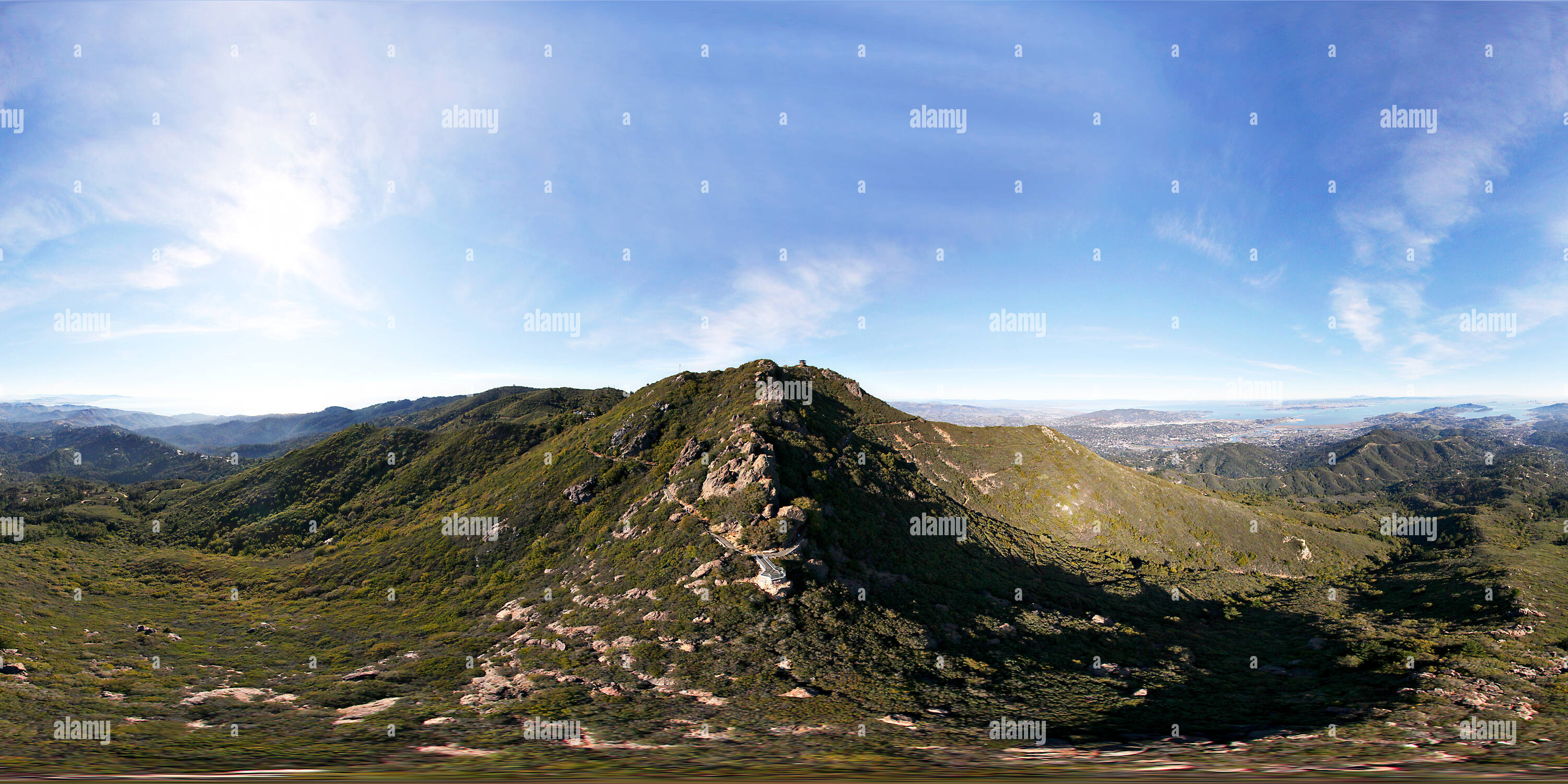 360° view of Above Mt Tamalpais Mill Valley Ca - Alamy