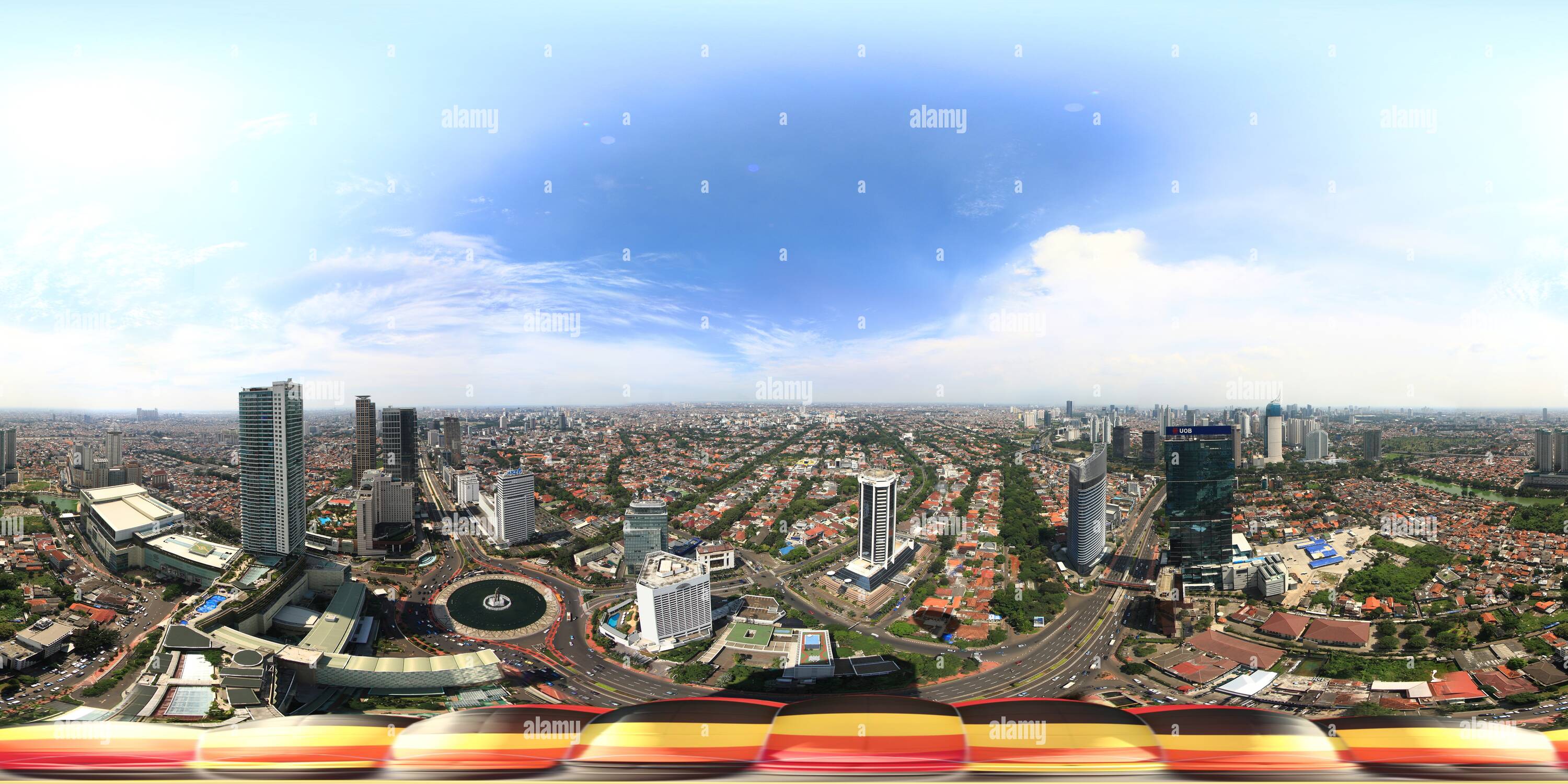 360° view of Jakarta View from Grand Indonesia - Alamy