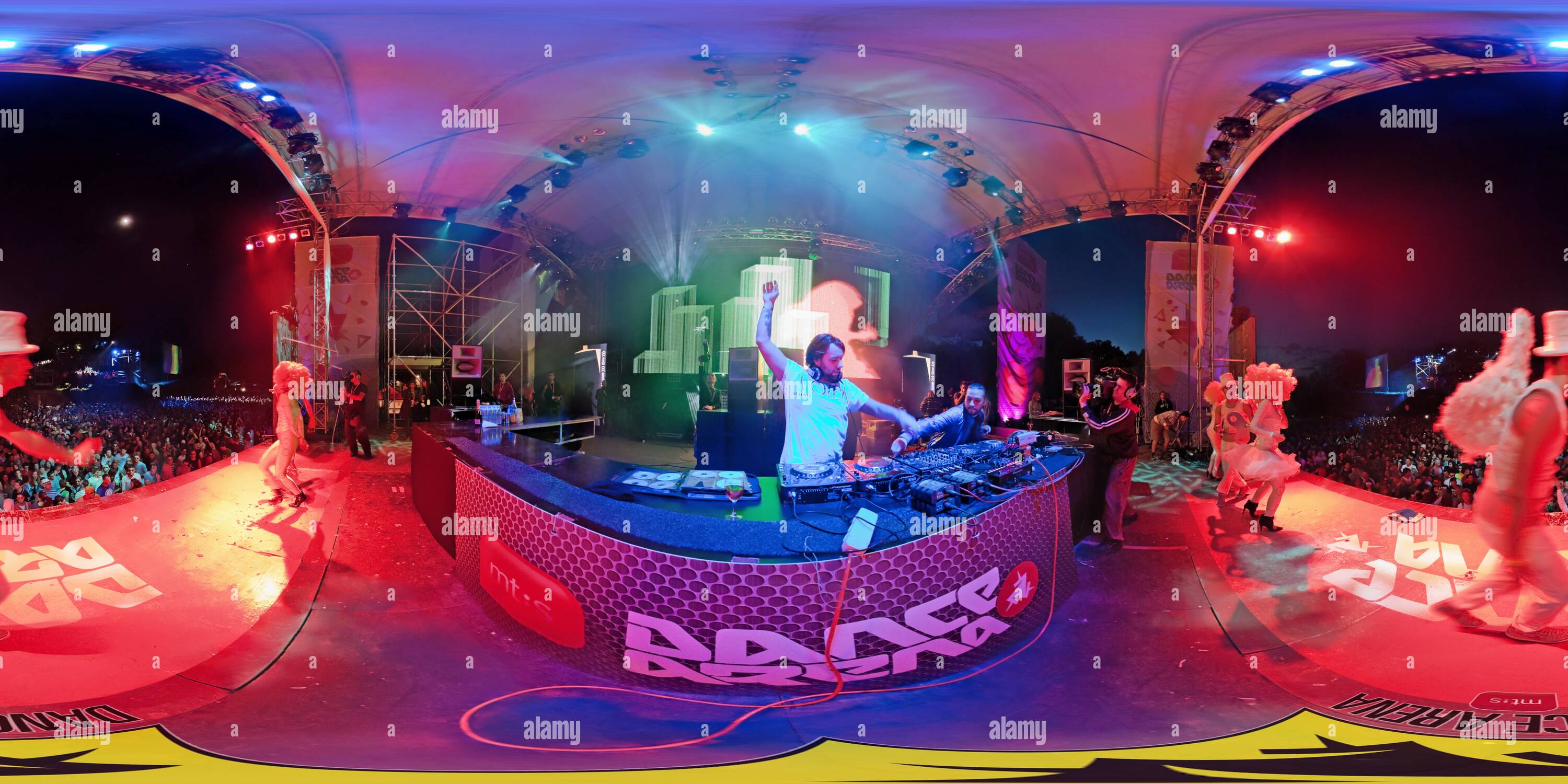 360° view of Exit Festival Dance Arena Dj - Alamy