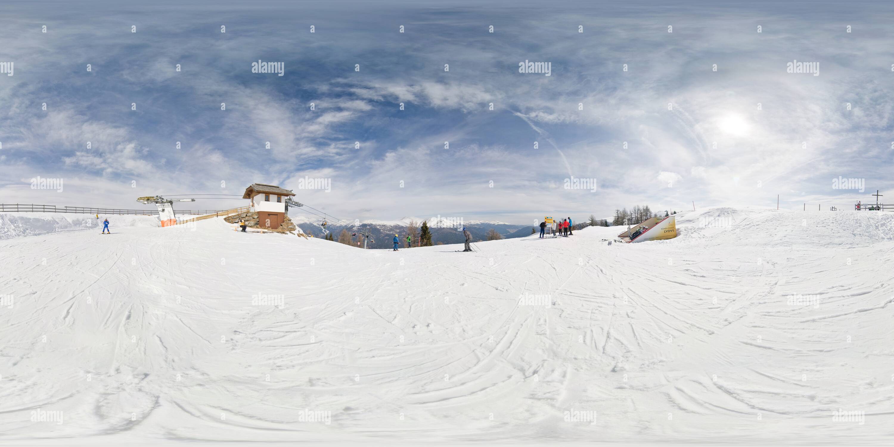 360° view of Strohsack Summit Station - Alamy