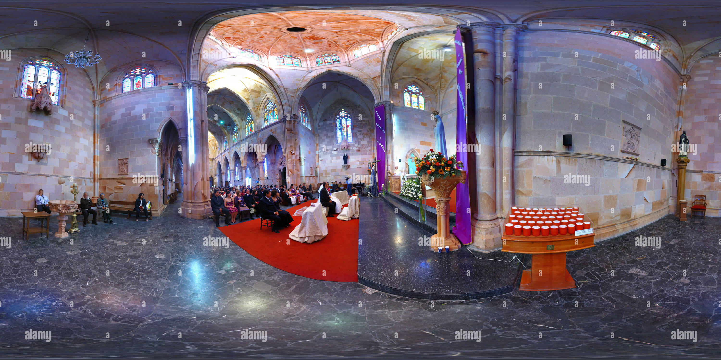 360° view of Nuestra Señora De Fatima Church Zacatecas Mexico - Alamy