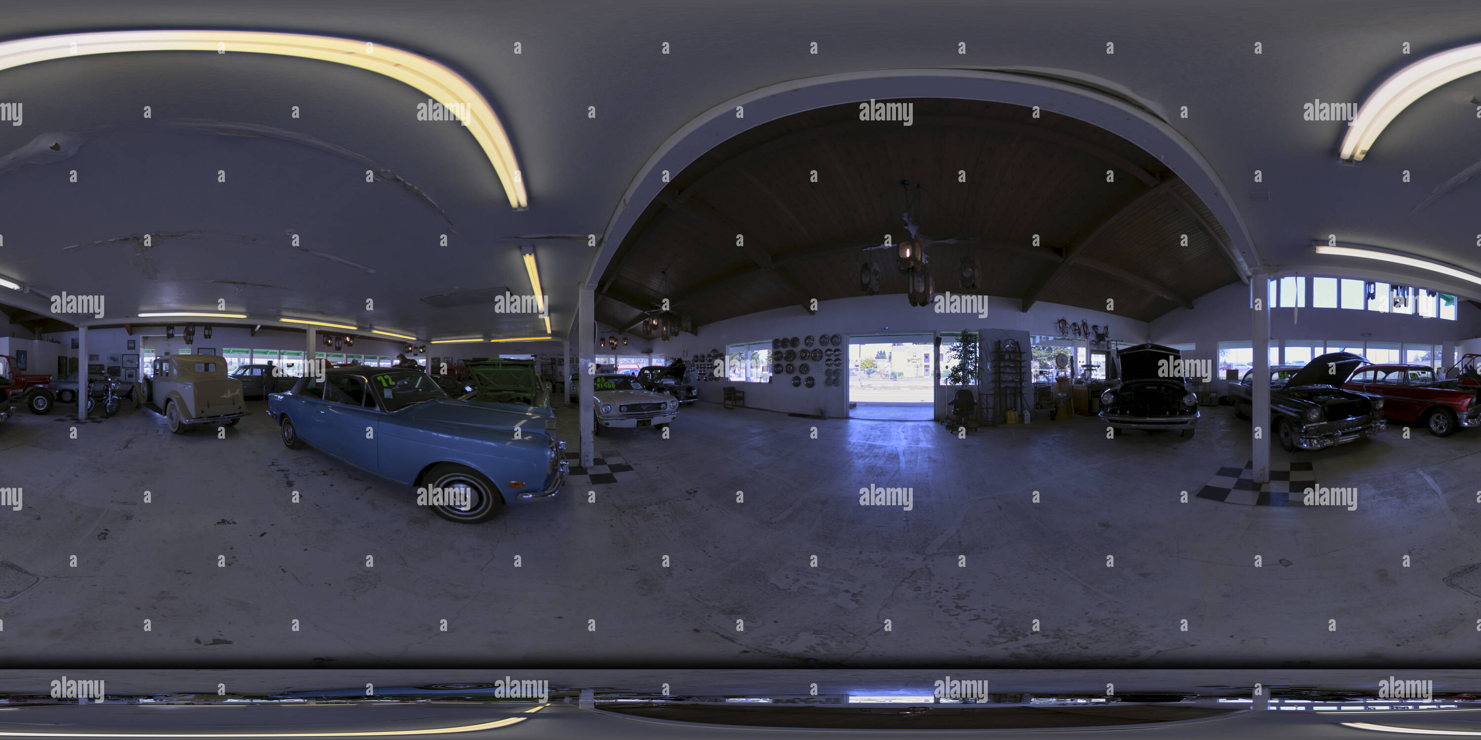 360° view of Some Really classic motor cars - Alamy