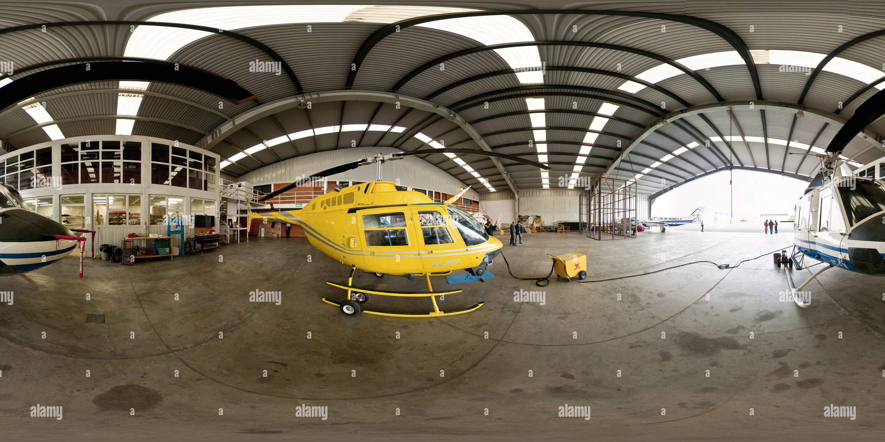 360° view of Bell 206 for Air Film Shooting - Alamy