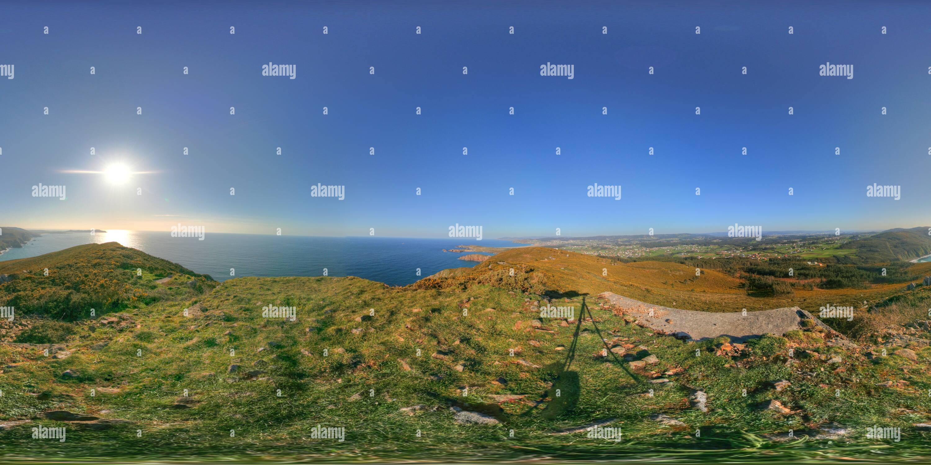 360° view of Camino Surf: View from Montefaro - Alamy