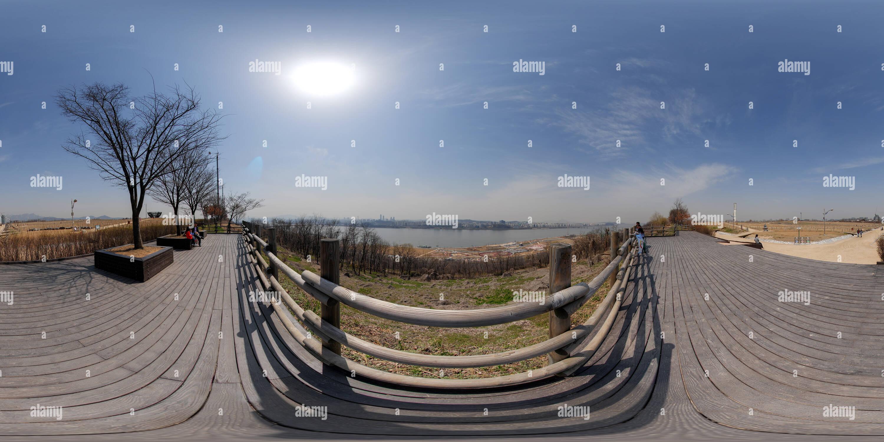 360° view of Han River from Sky Park - Alamy