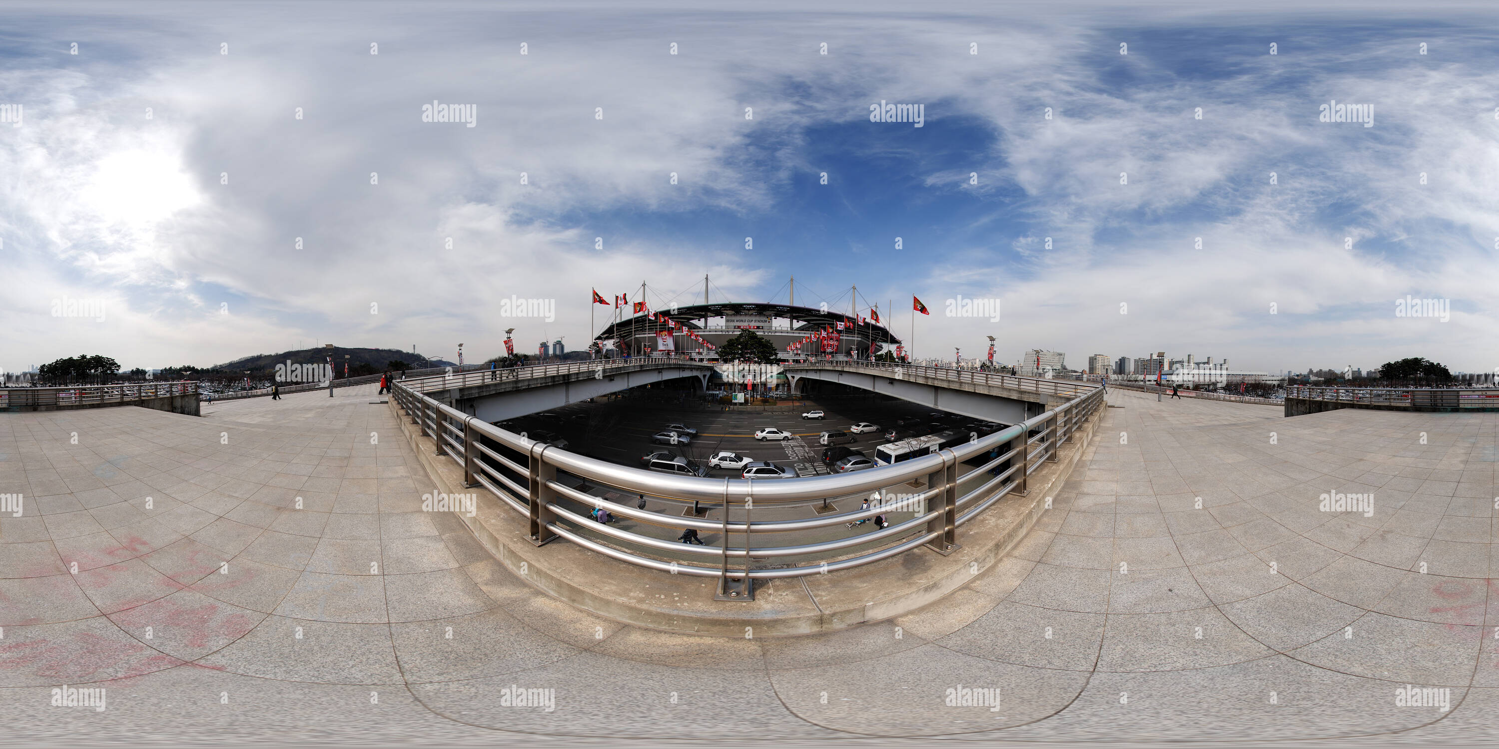 360° view of Worldcup Stadium from south gate - Alamy
