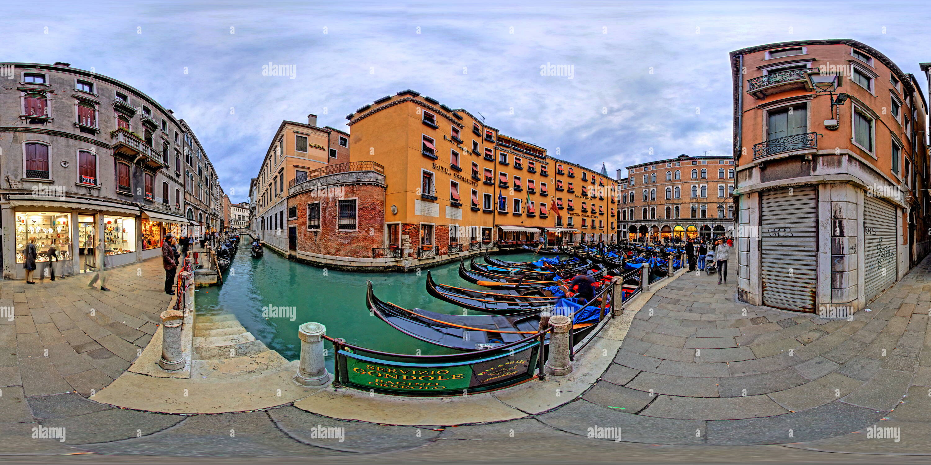 360° view of Venice - Basin of Orseolo - Alamy