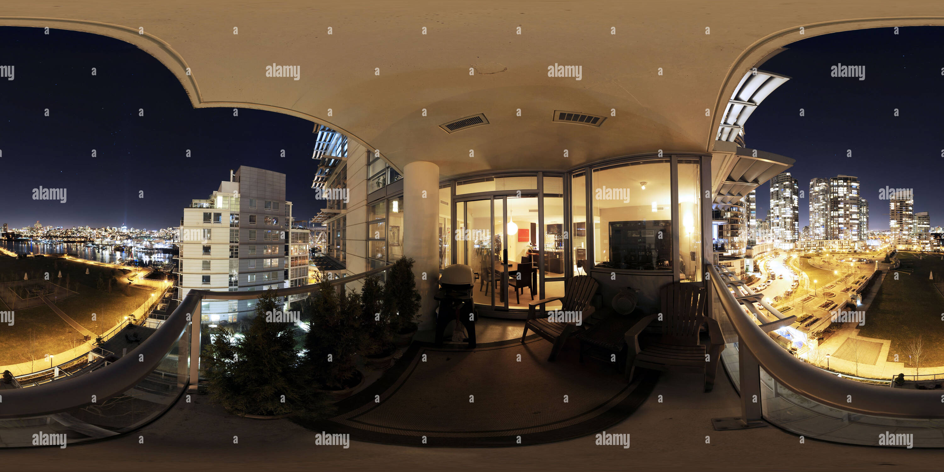 Vancouver hi rise night super cool hi-res stock photography and images ...