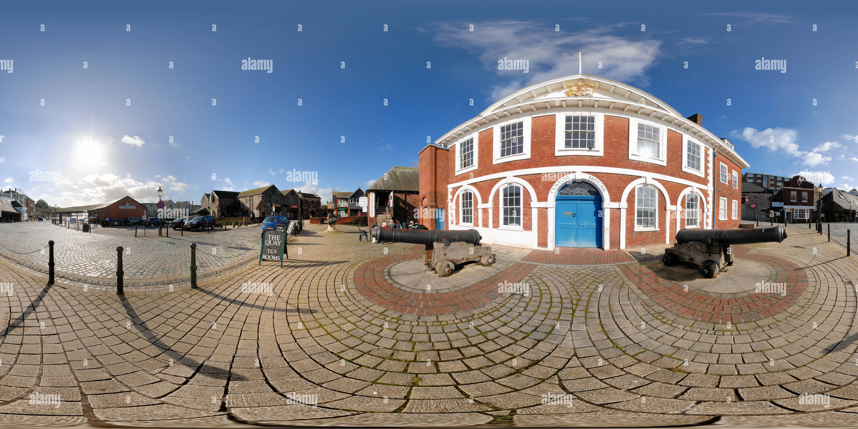 360° view of Exeter Customs House - Alamy