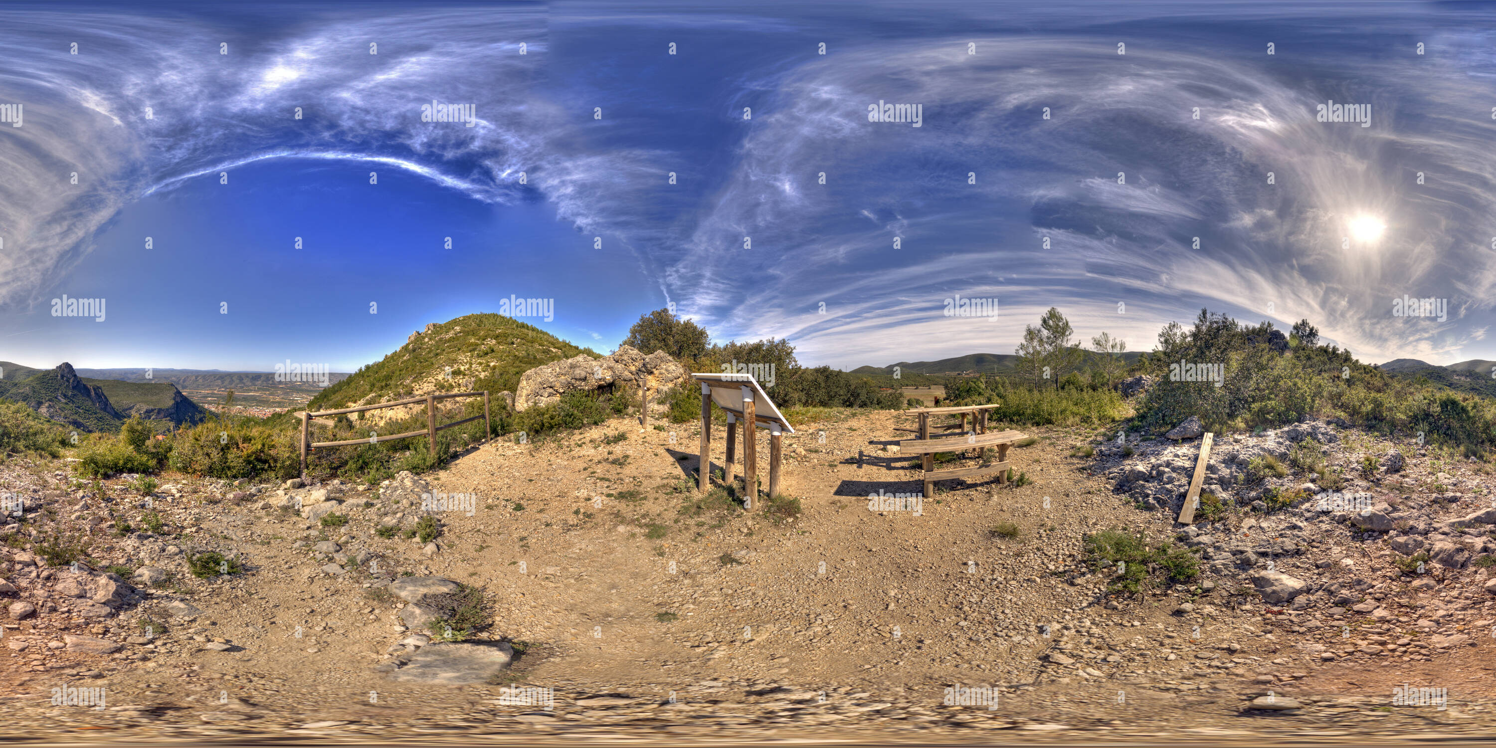 360° view of Perspective on Vallada - Alamy