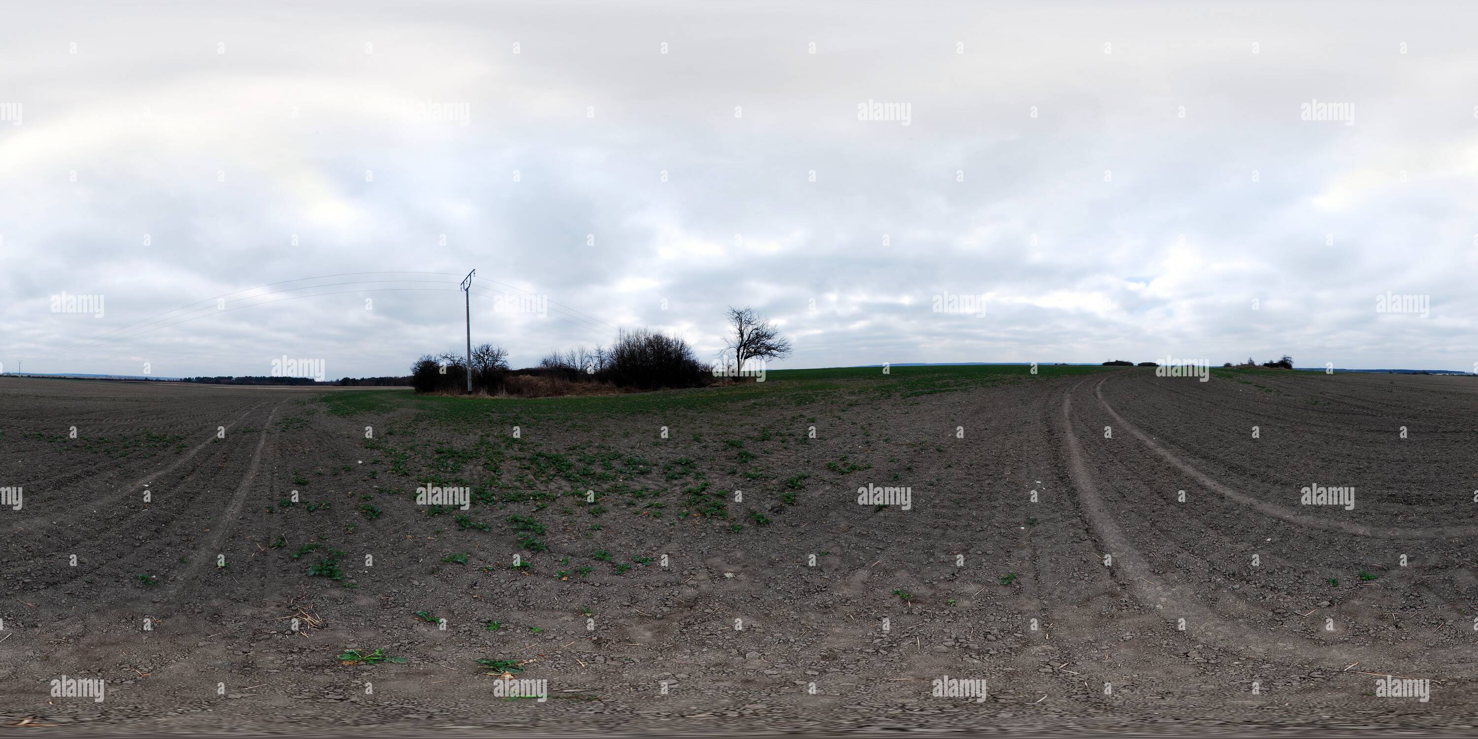 360° view of The Field of bunkers - Alamy