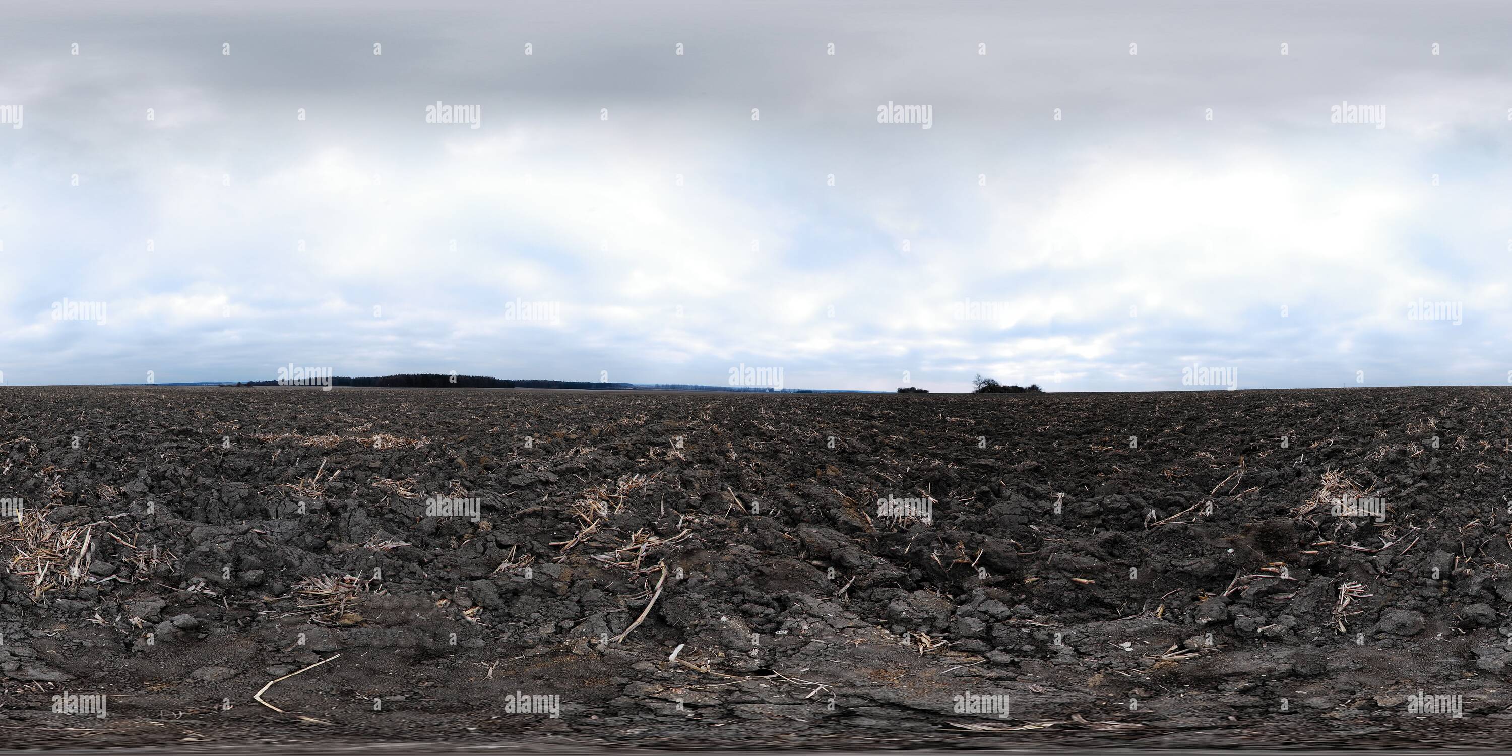 360° view of The field of bunkers - Alamy