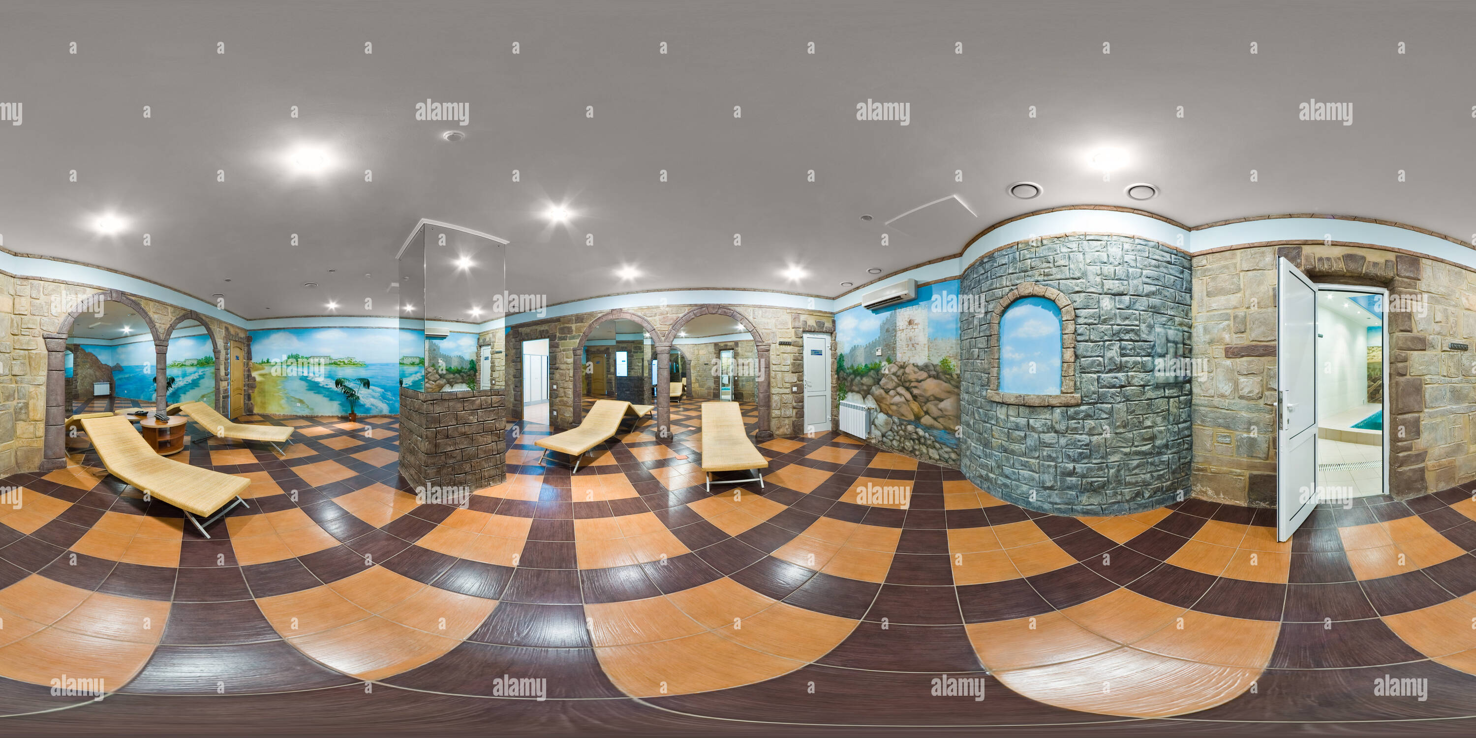 360° view of "Tanay" ski resort, SPA 2 - Alamy