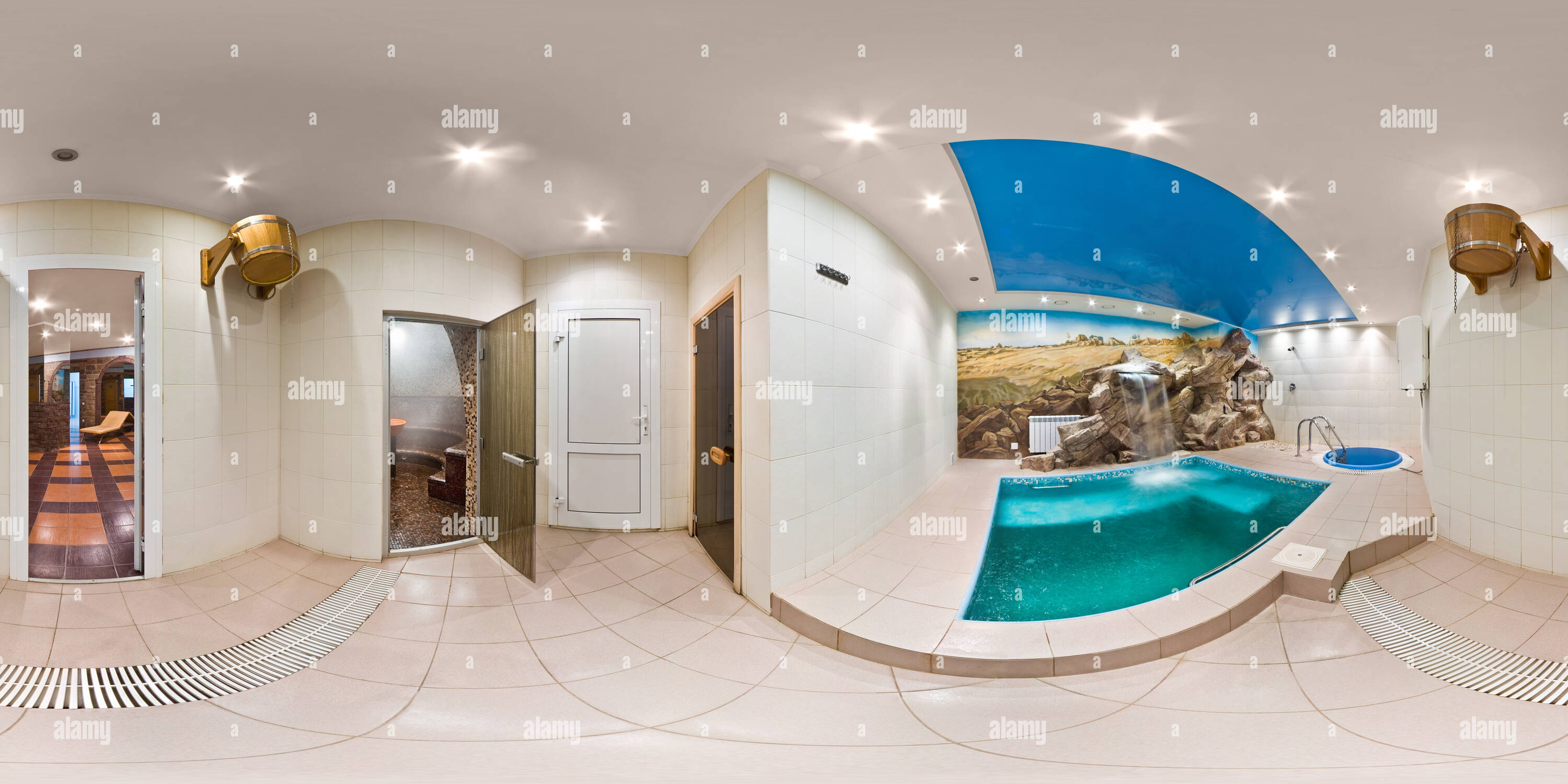 360° view of "Tanay" ski resort, SPA 3 - Alamy