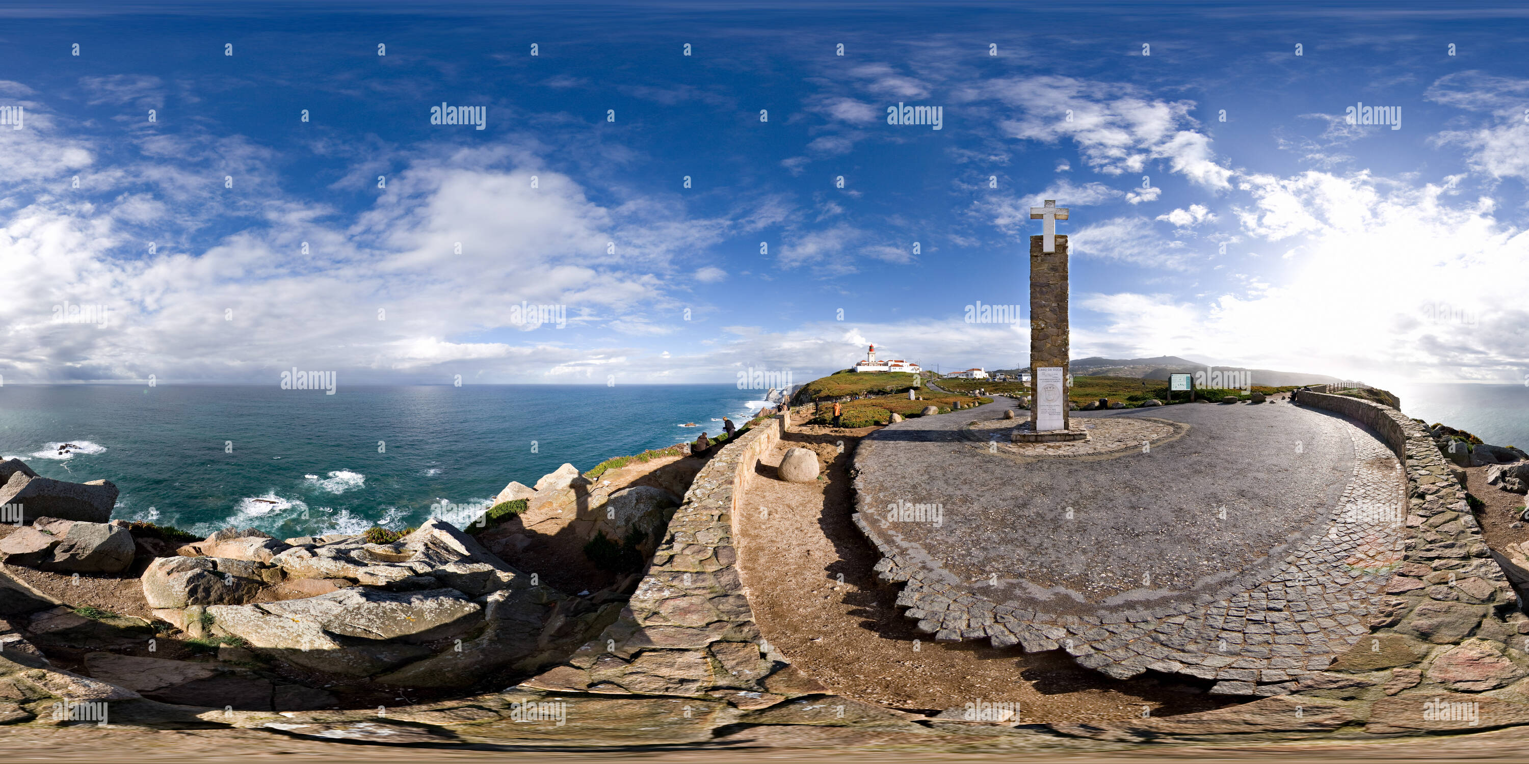 360° view of Cabo Da Roca, Portugal - Alamy