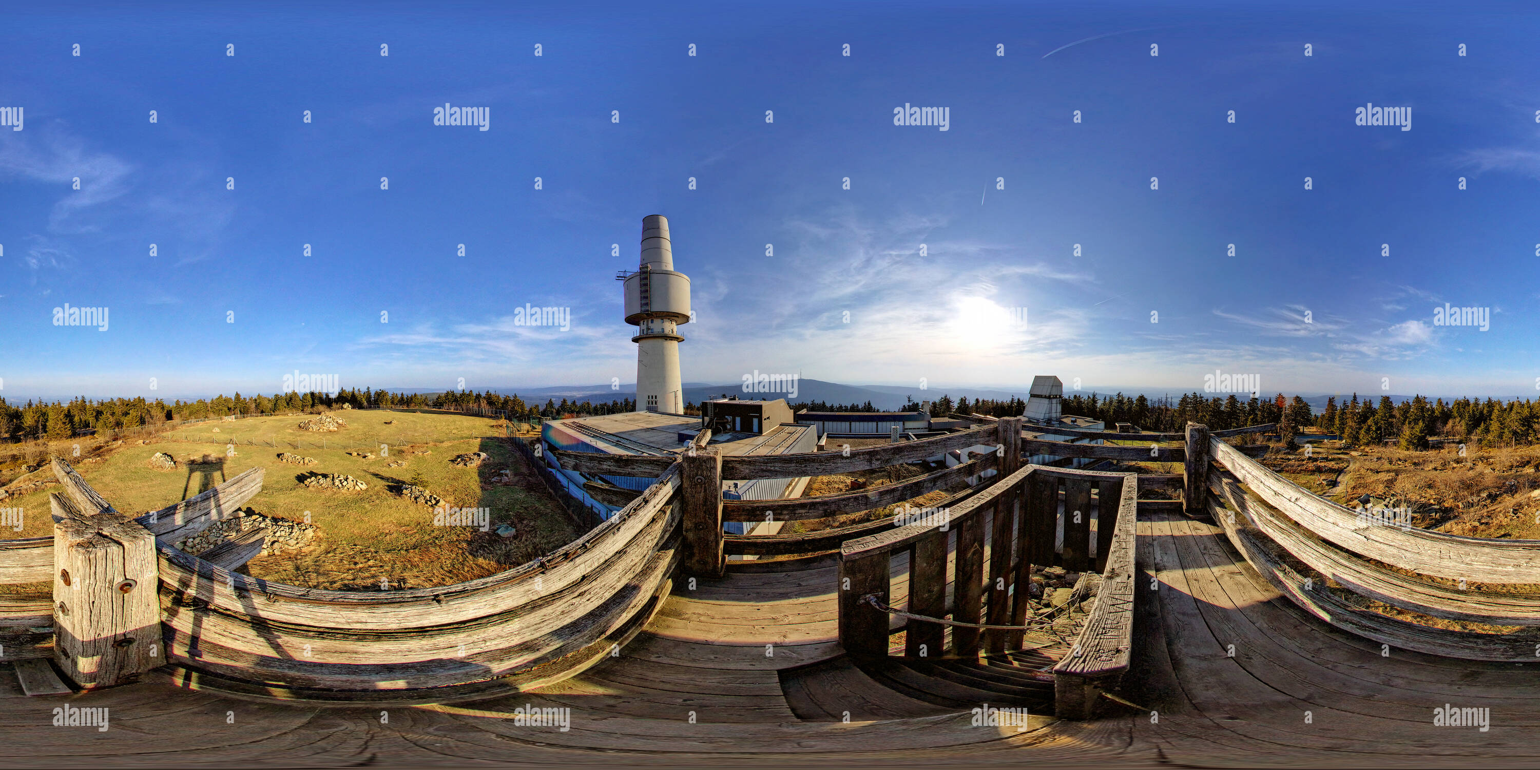 360° view of Top of Schneeberg 2 - Alamy