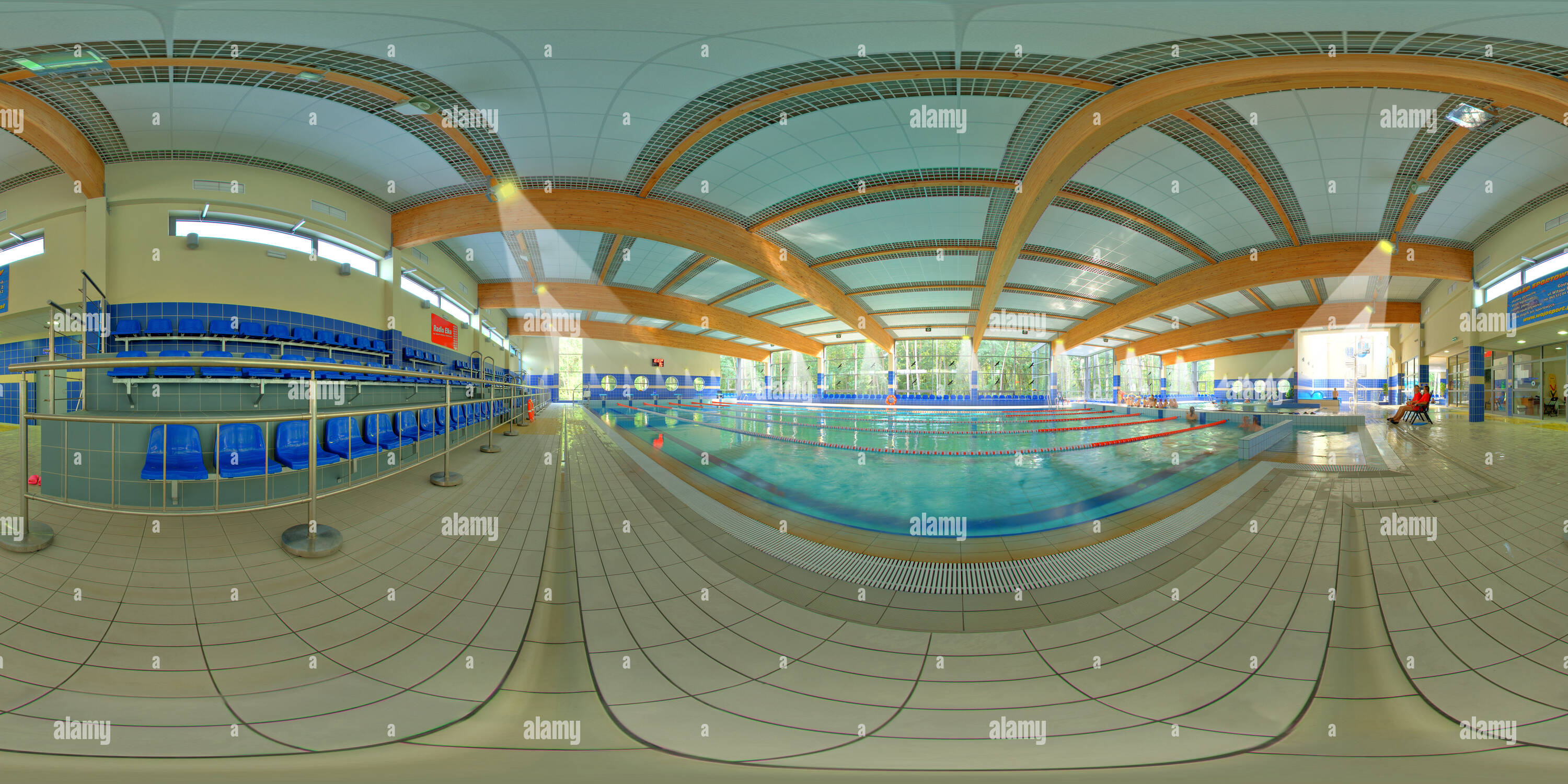 360° view of Swimming Pool in gostyn - Alamy