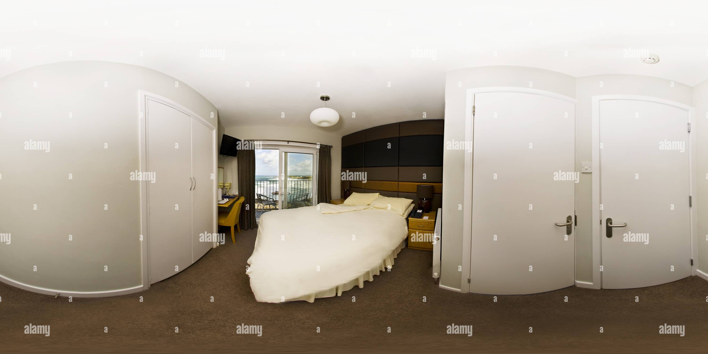 360° view of Bay Hotel Newquay Cornwall Uk - Alamy