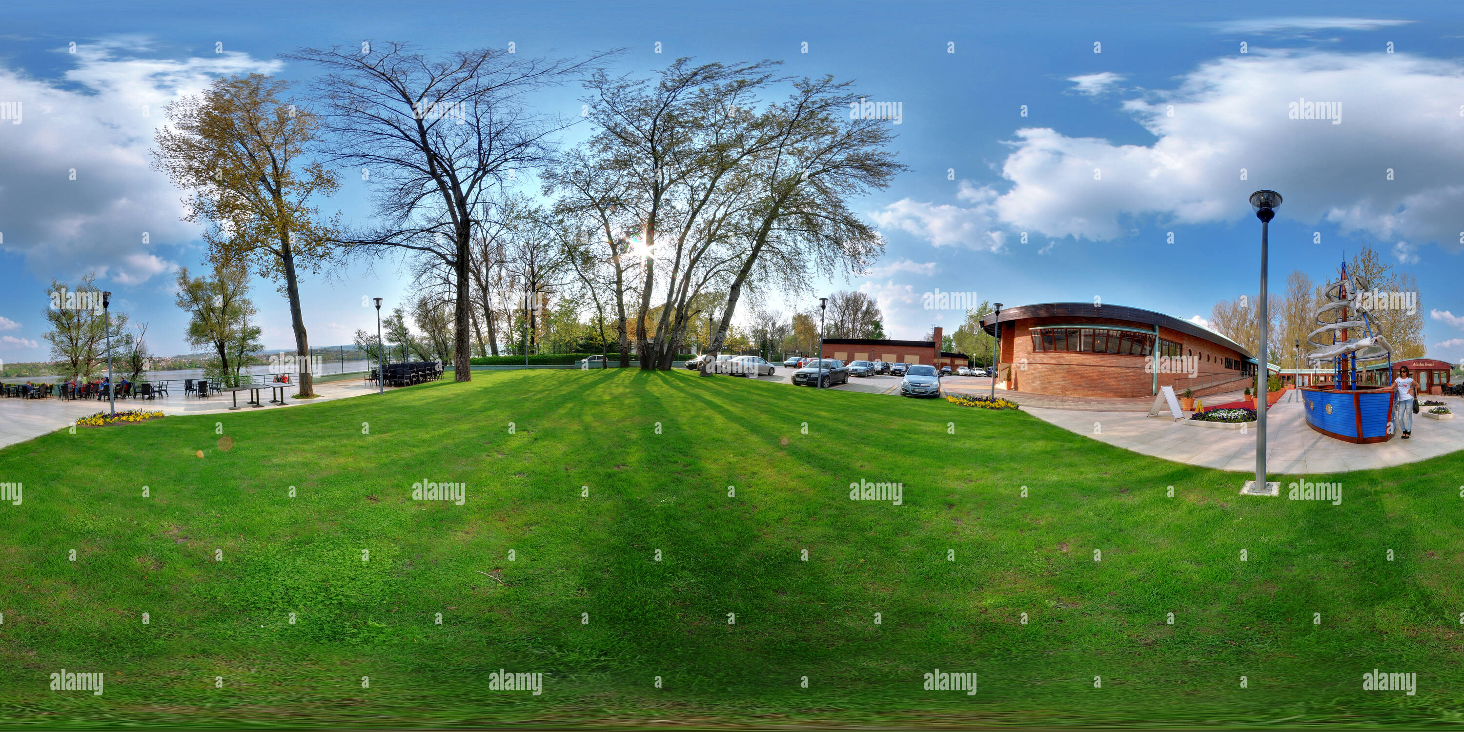 360° view of Novi Sad, River Resort - Alamy