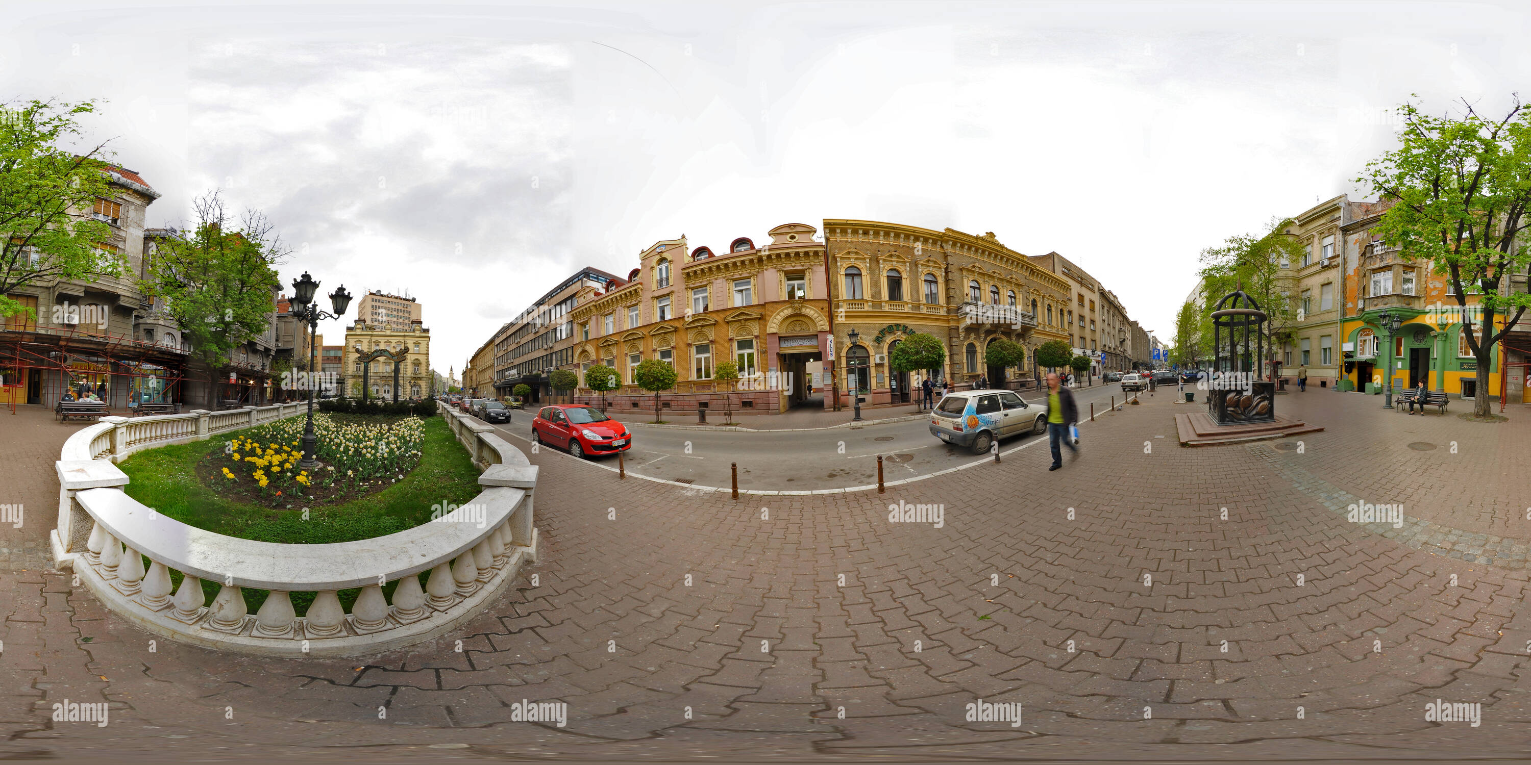 360° view of Novi Sad, Wedding Square - Alamy
