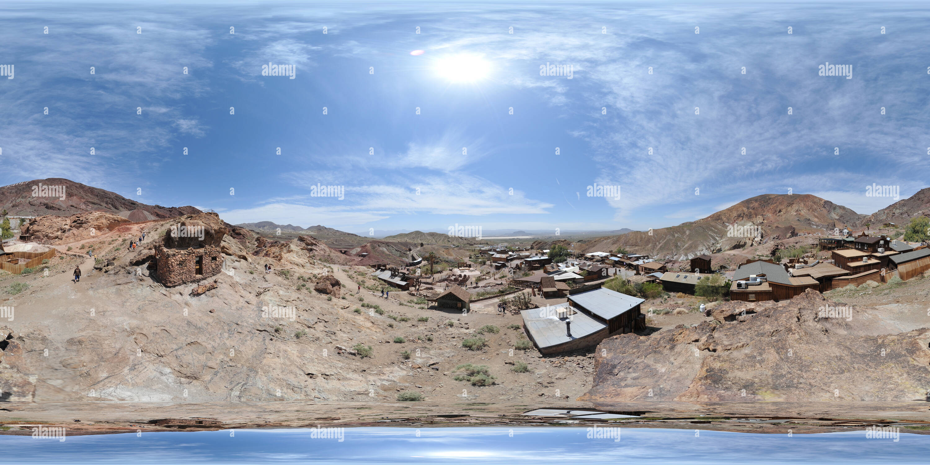 360° view of Calico Ghost Town, California - Alamy