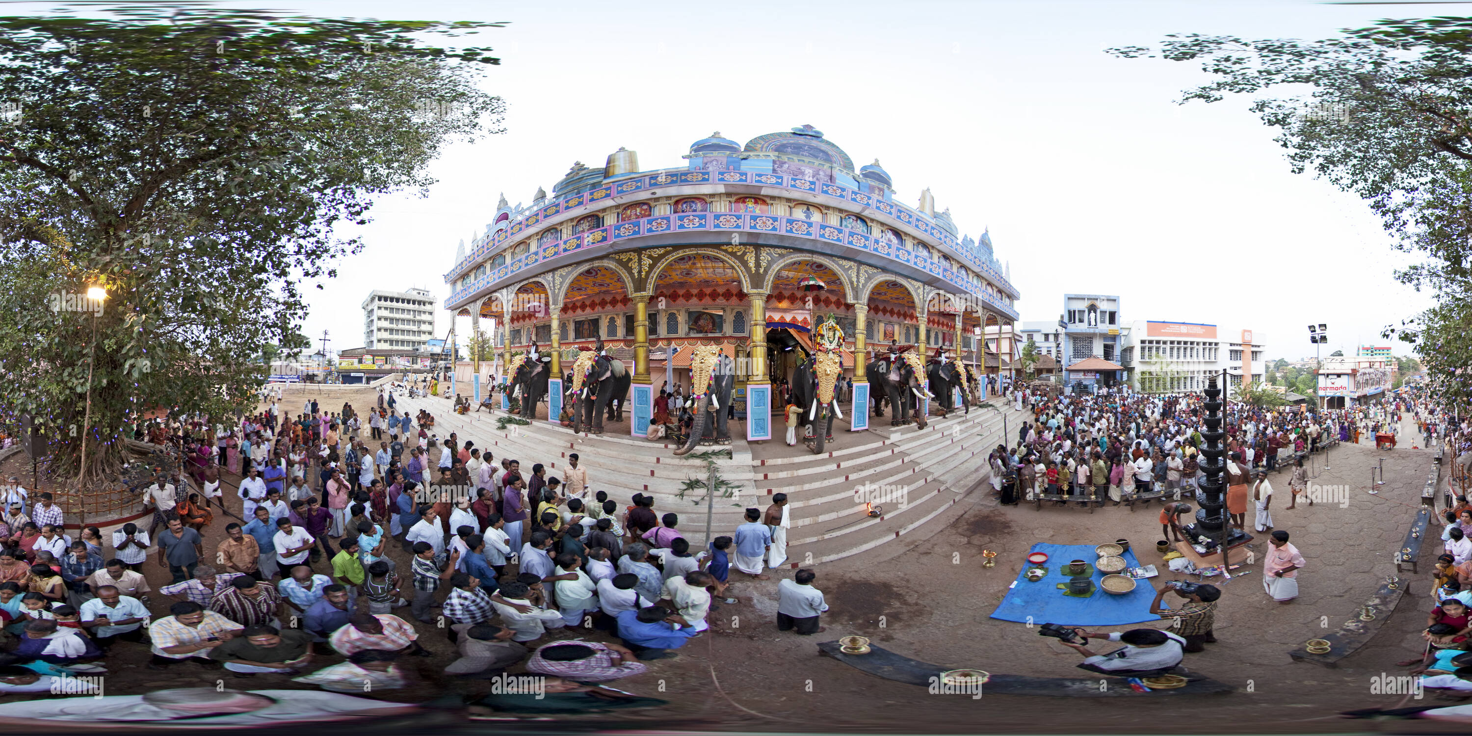 360° view of Kottayam Thirunakkara Pakalpooram - Alamy