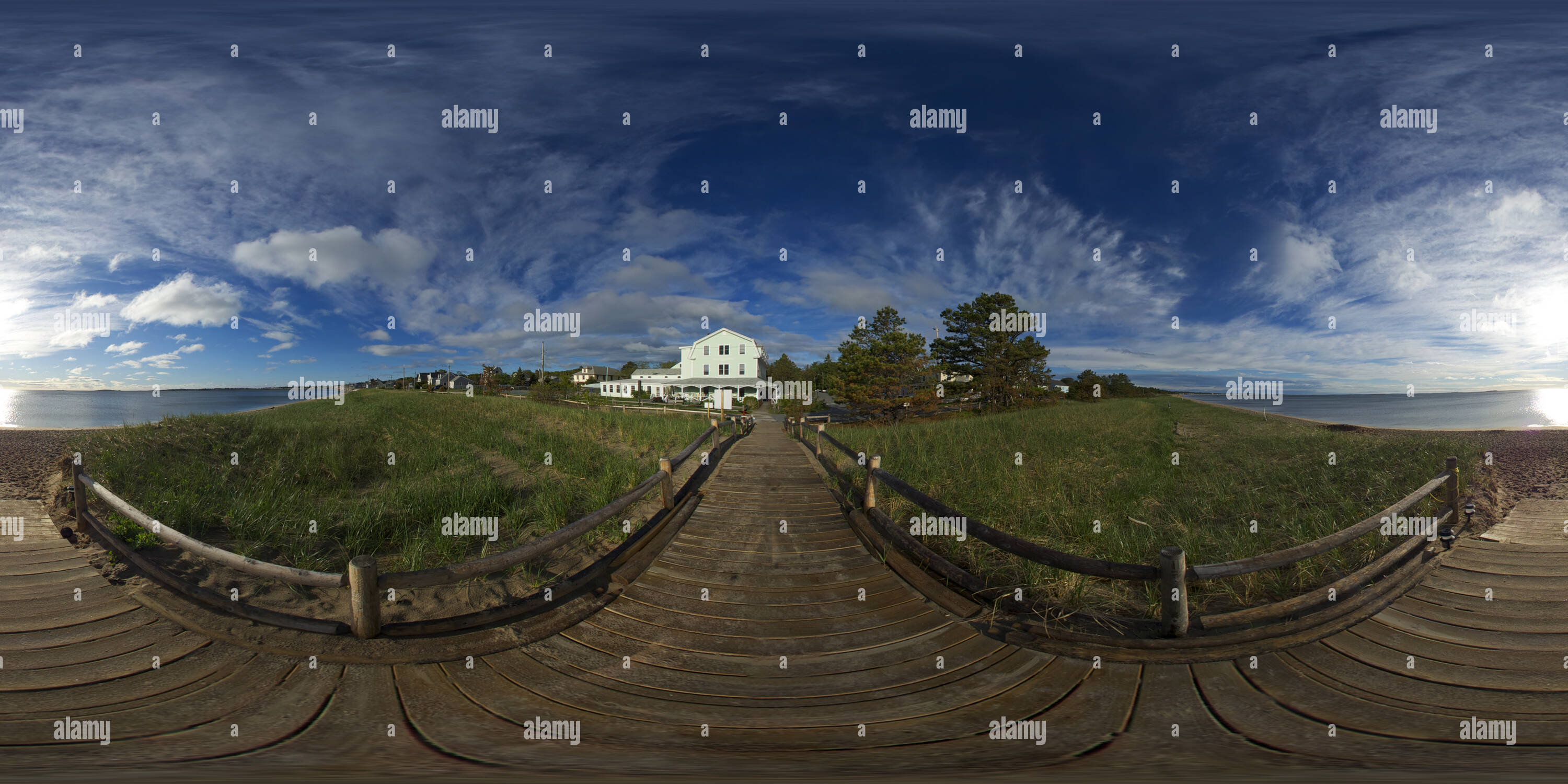 360° view of Sunrise at Ferry Beach, Saco, Maine - Alamy