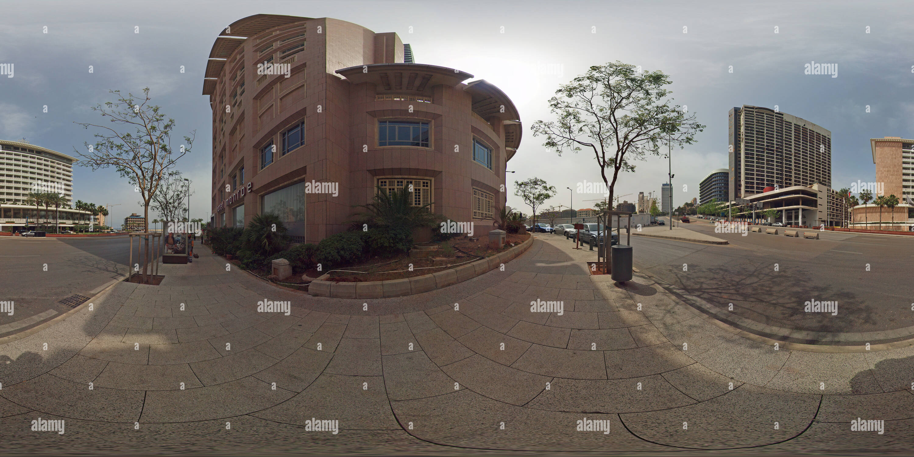360° view of Beirut - Three hotels - Alamy