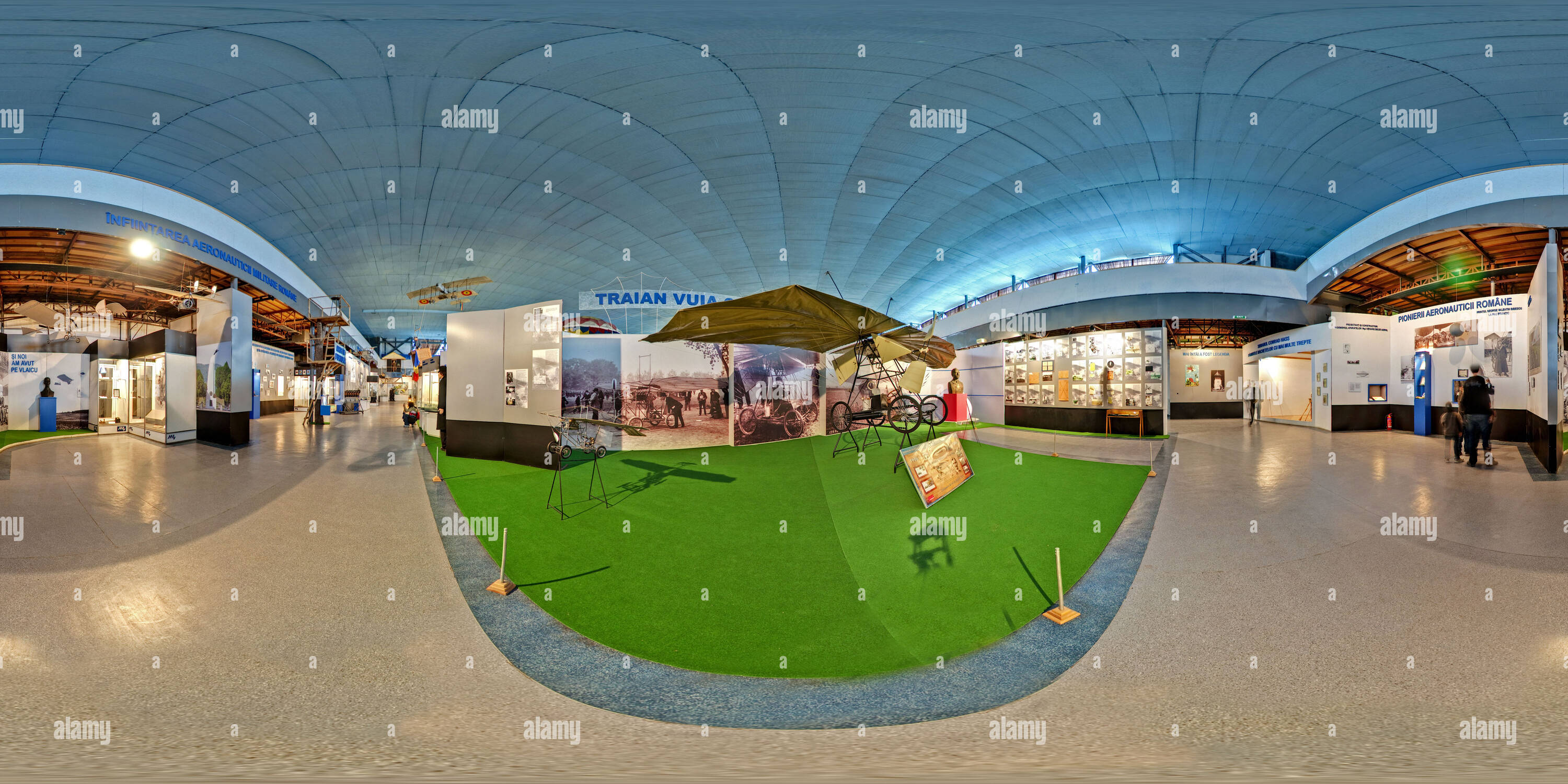 360° view of The Aviation Museum in Bucharest (9 - Alamy