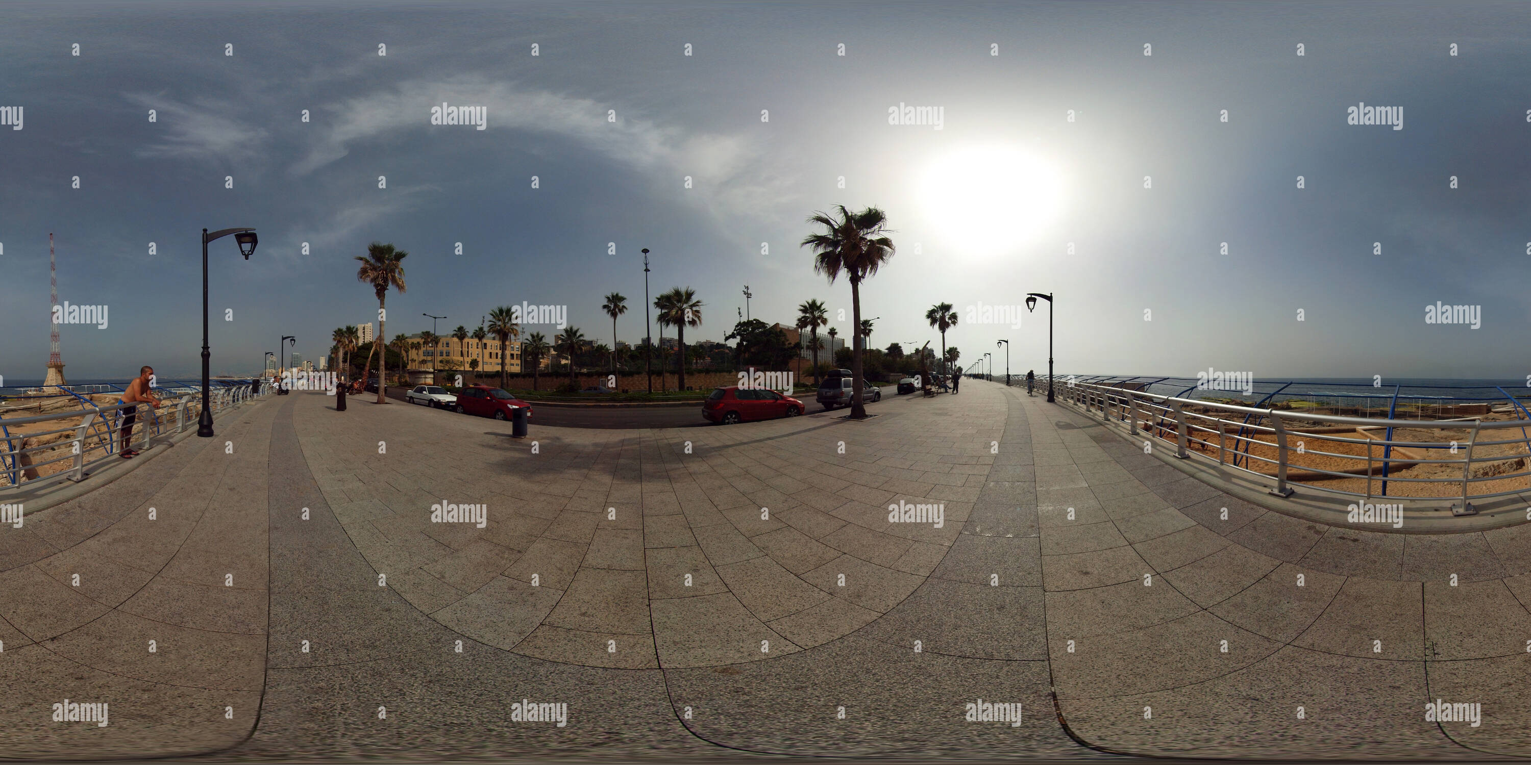 360° view of Beirut - Corniche (2 - Alamy
