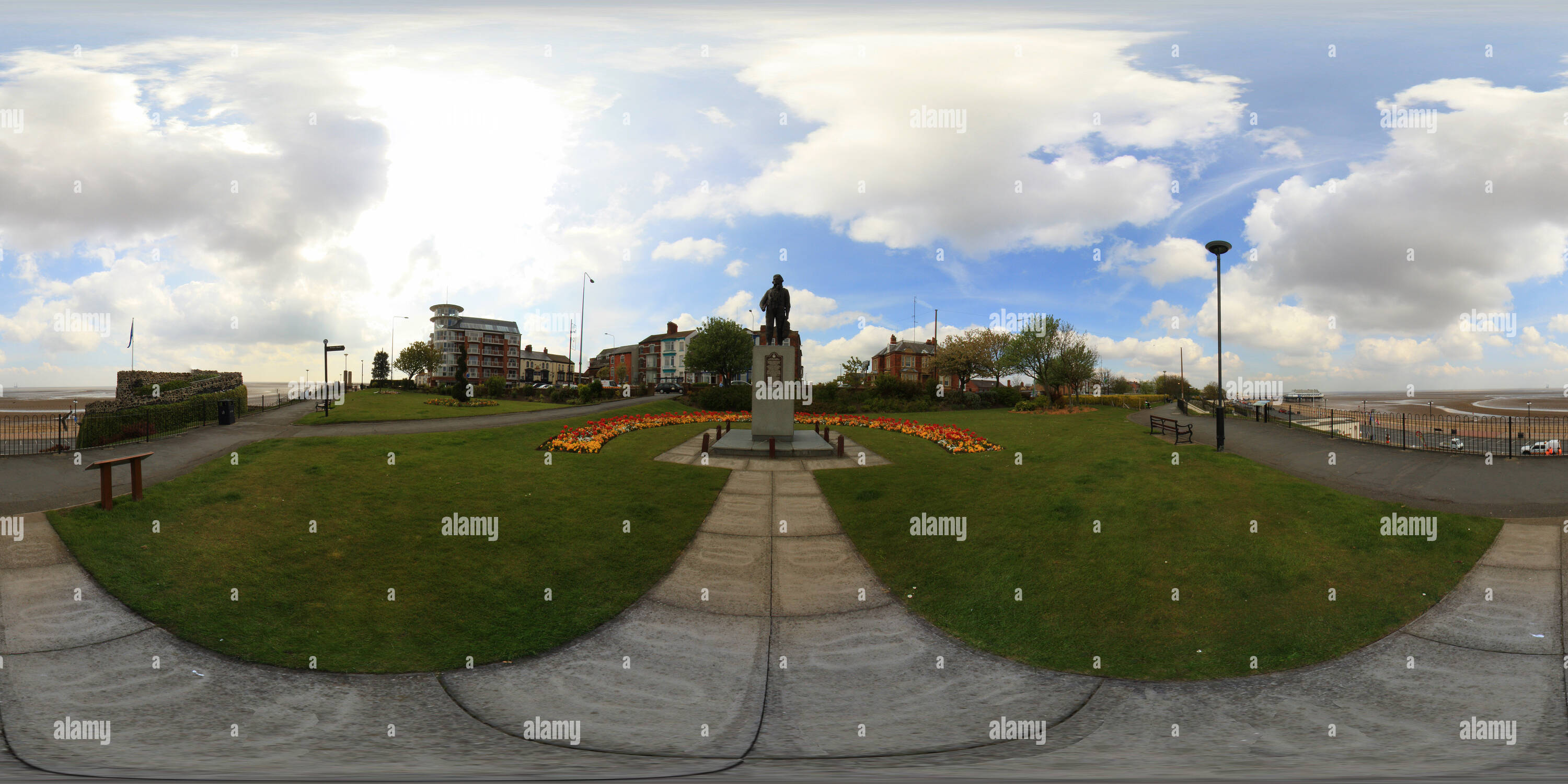 360° view of Cleethorpes, The North Coates Strike Wing Memorial - Alamy