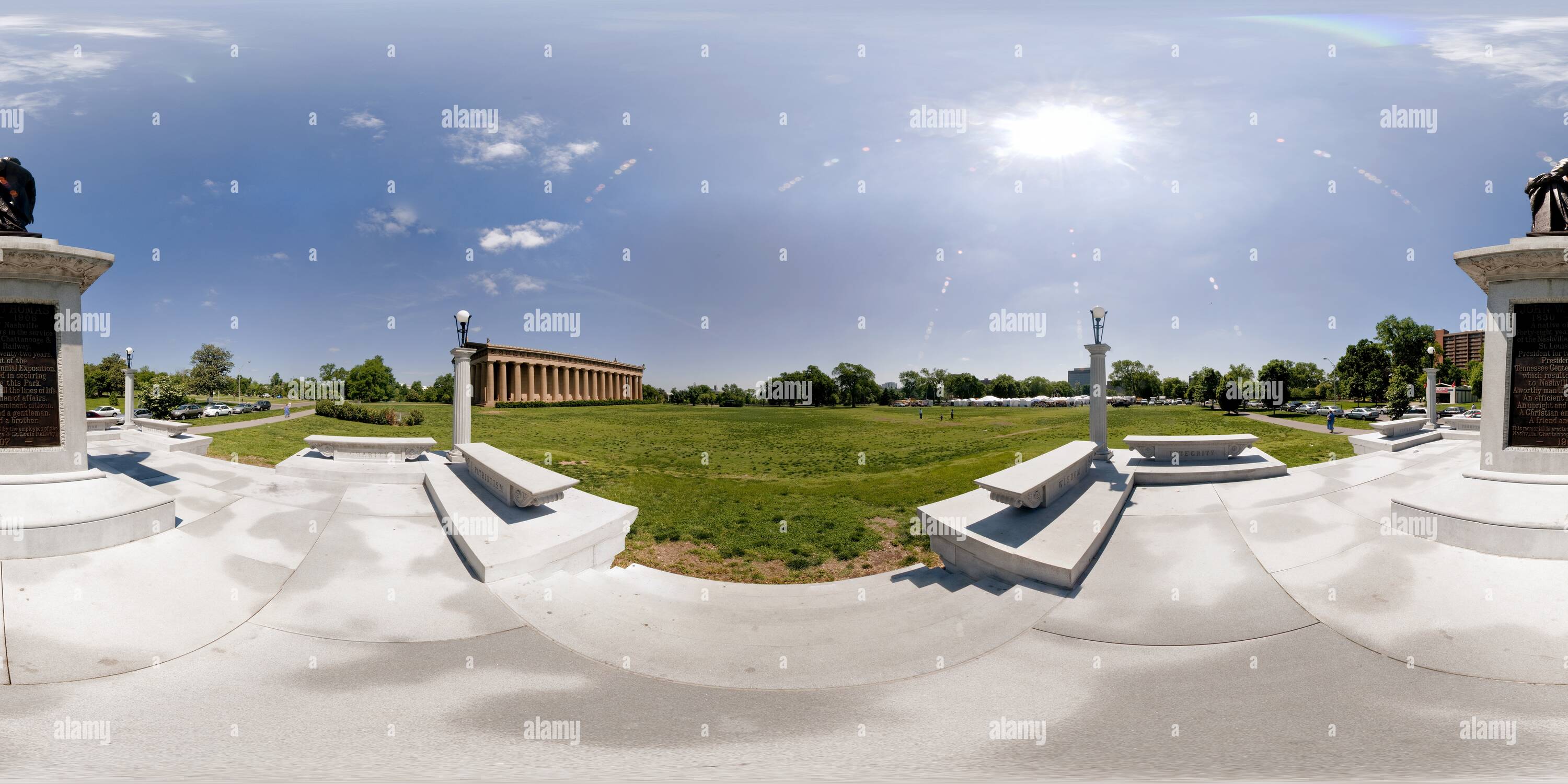 360° view of View From The Southwest Of The Parthenon, Nashville ...