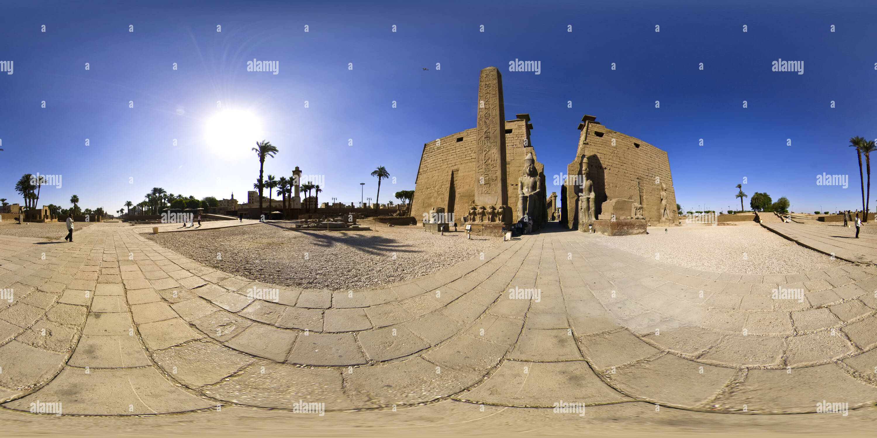 360° view of Temple Of Luxor 4 - Alamy