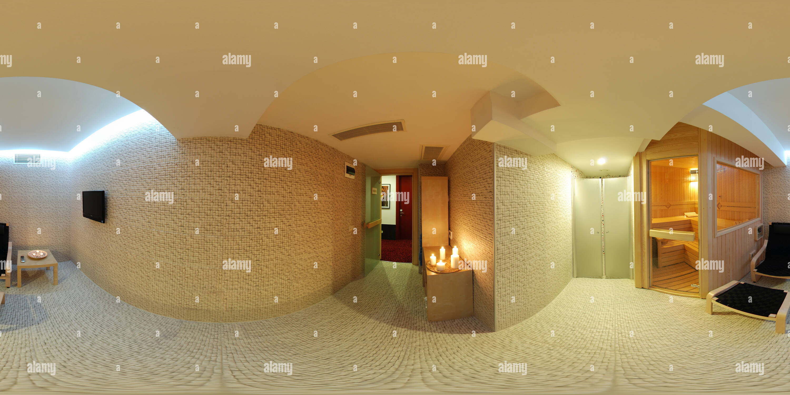 360° view of Senatus Hotel - Sauna - Alamy