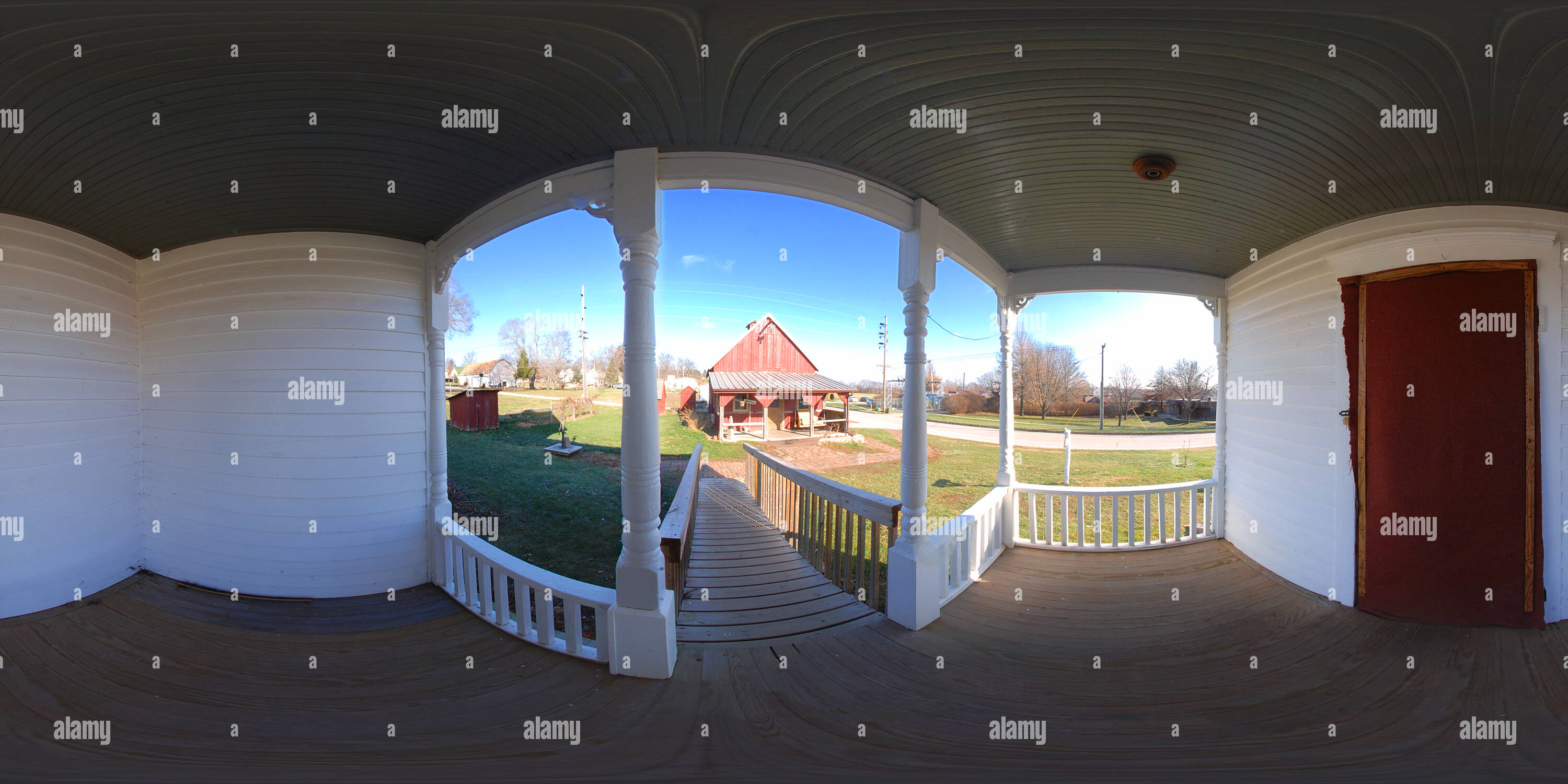 360° view of Villisca Ax Murder House - Back Porch - Alamy