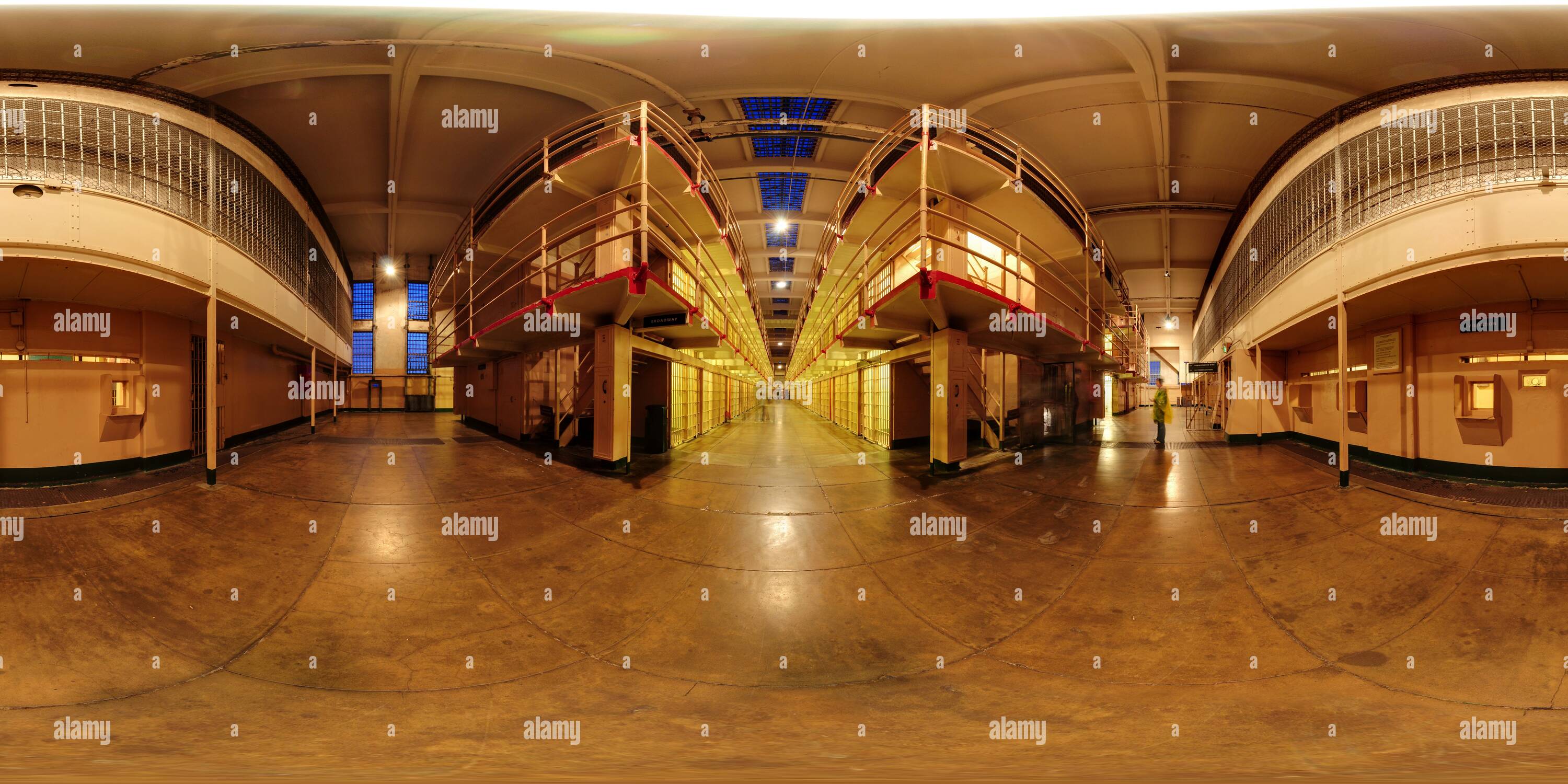 360° view of Alcatraz Visiting Area - Alamy