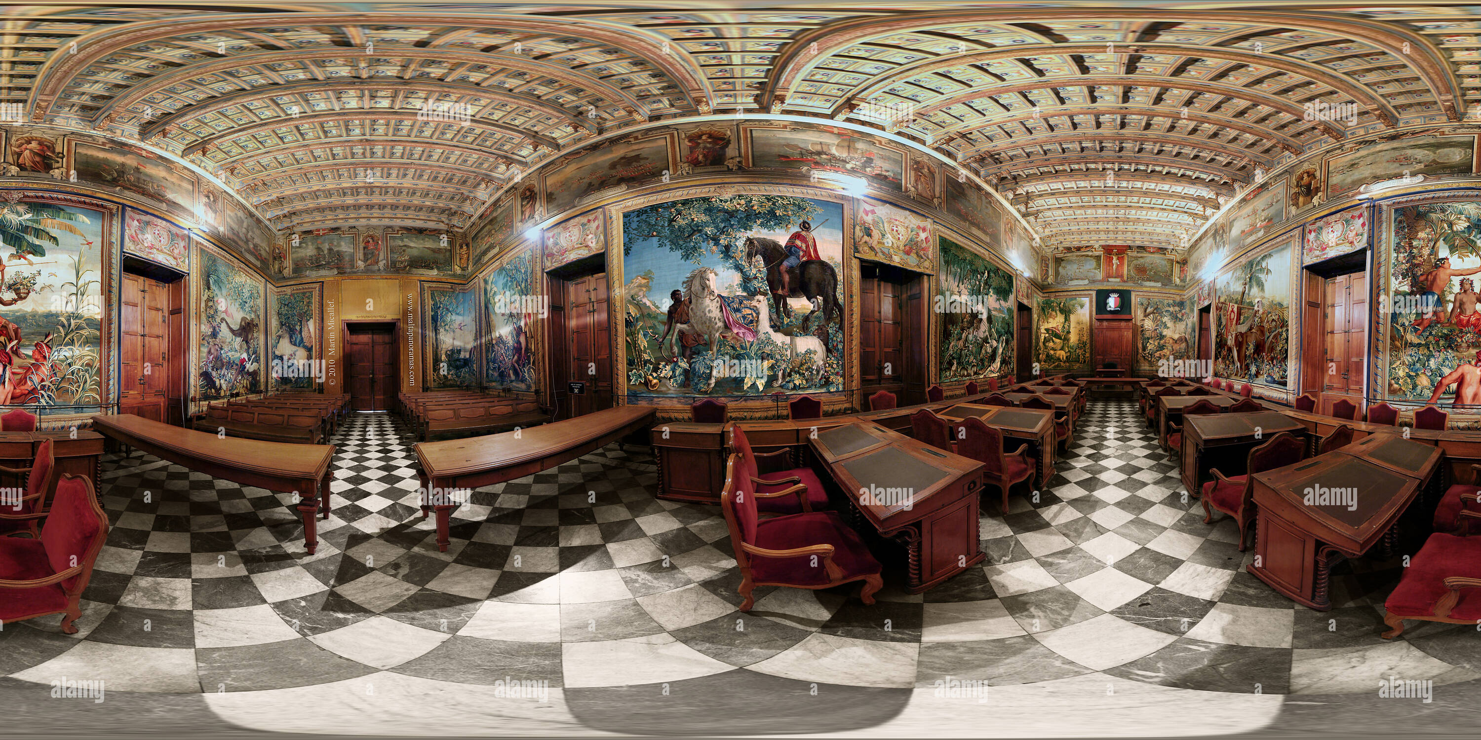 360° view of The Grand Master's Palace - Valletta, Malta - Alamy