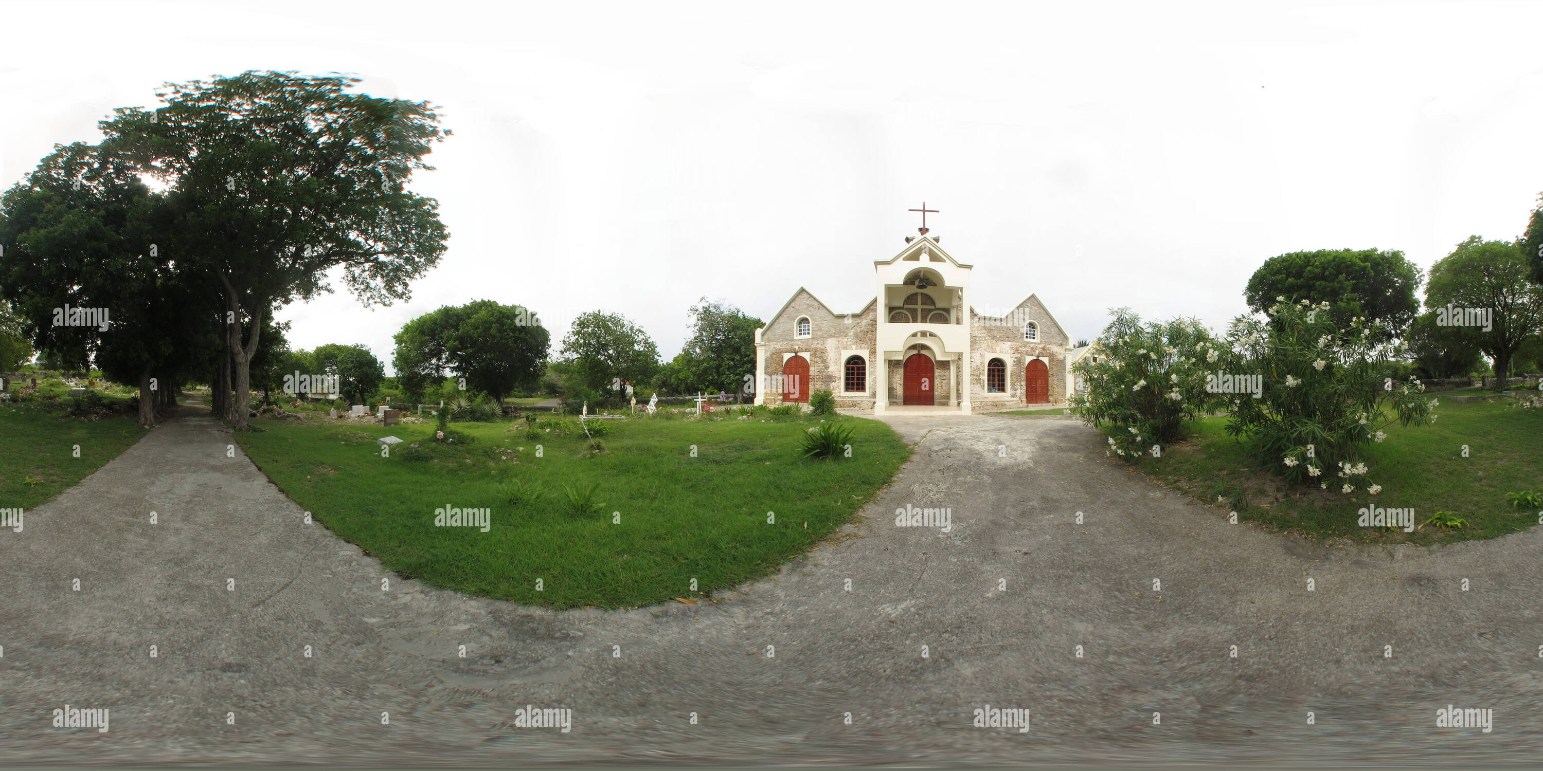 360° view of St Georges Church Antigua - Alamy