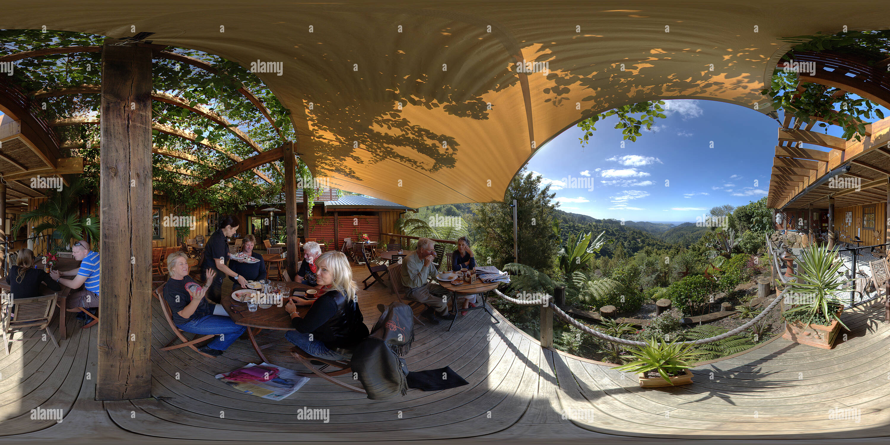 360° view of Cafe and Lookout - Alamy