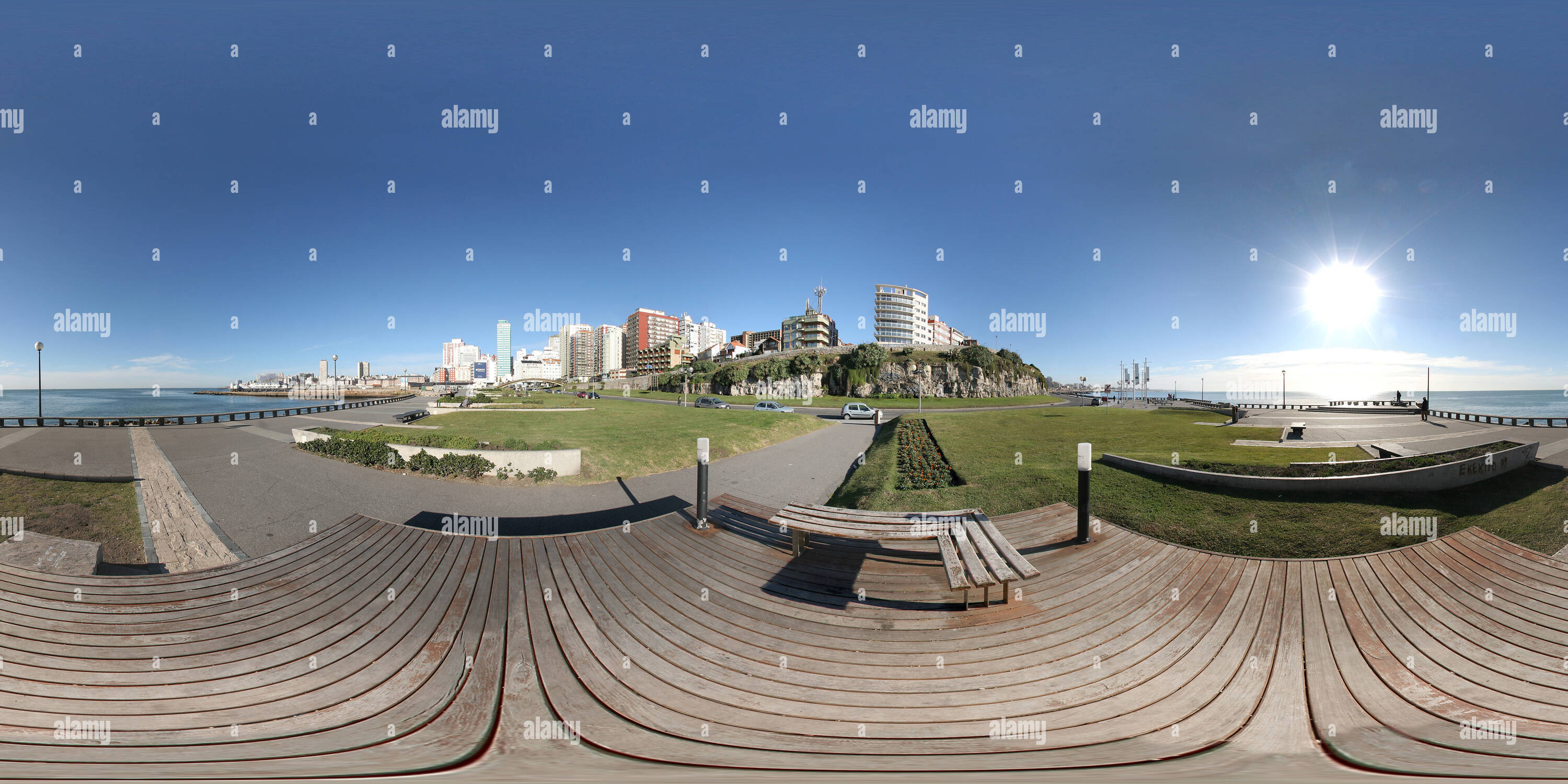 360° view of Paseo de las Americas - Alamy