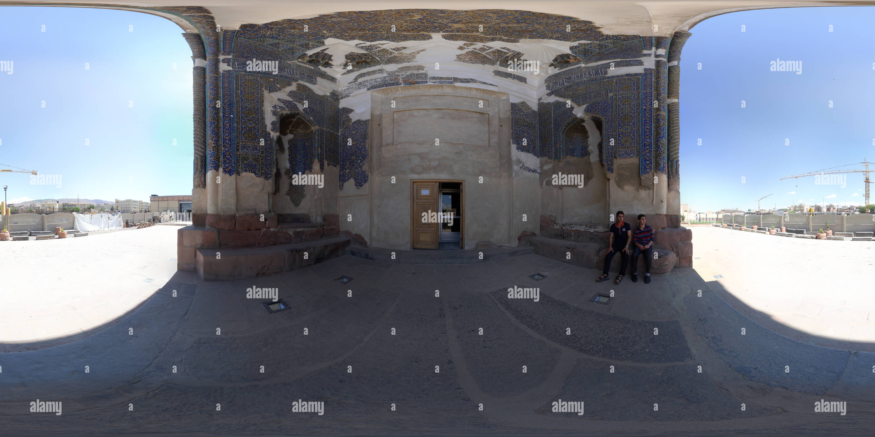 360° view of Entrance of Blue Mosque - Alamy