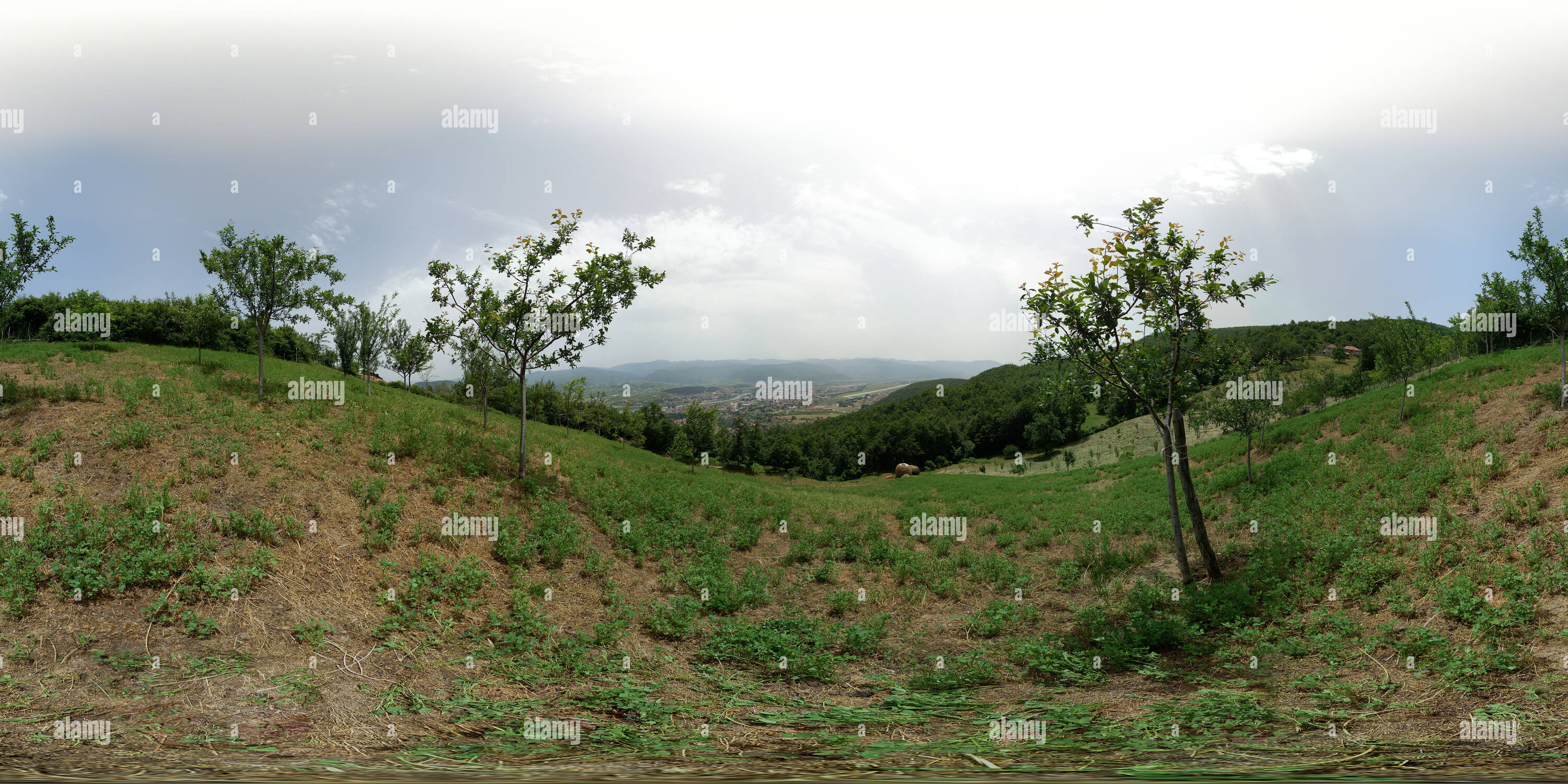 360° view of View on Berane from Strane - Alamy