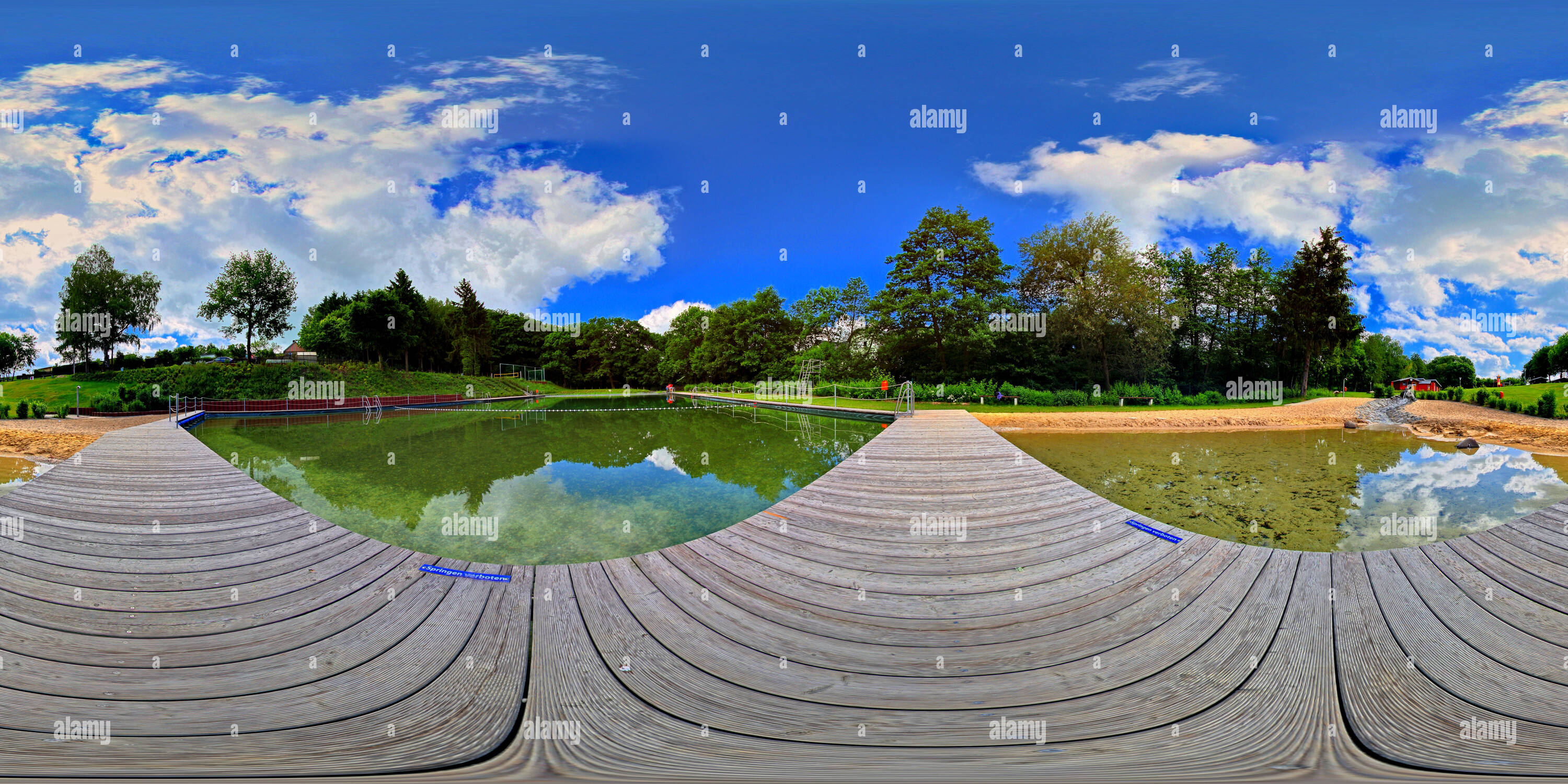 360° view of Osterfeld Naturbad Natural bath 3 - Alamy