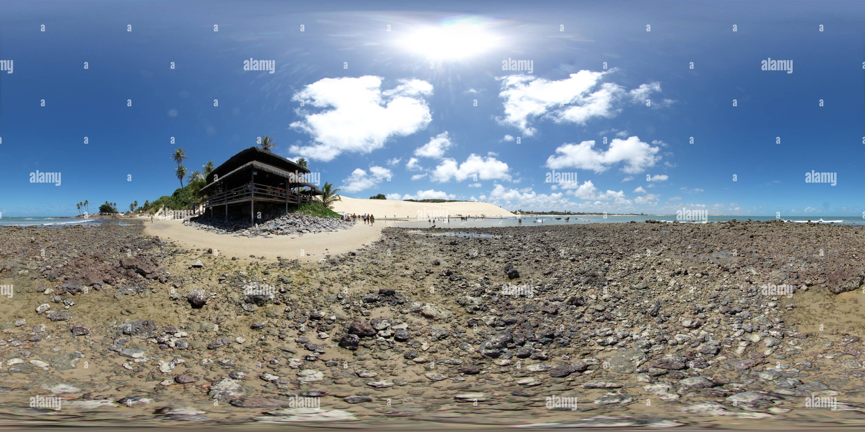 360° view of Restaurant in Genipabu - Alamy